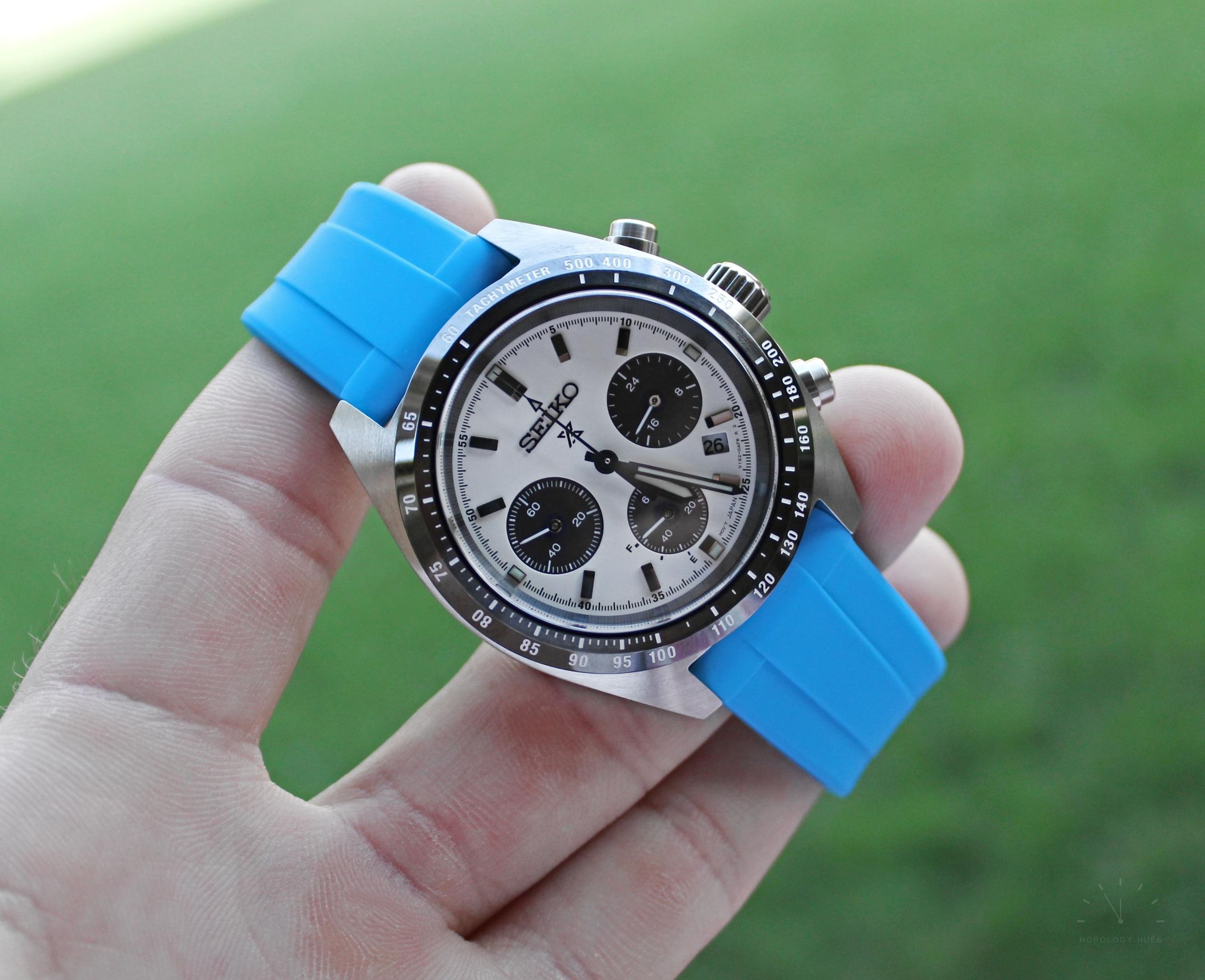 Seiko Speedtimer on WIS Straps Miami Blue! | WatchCrunch
