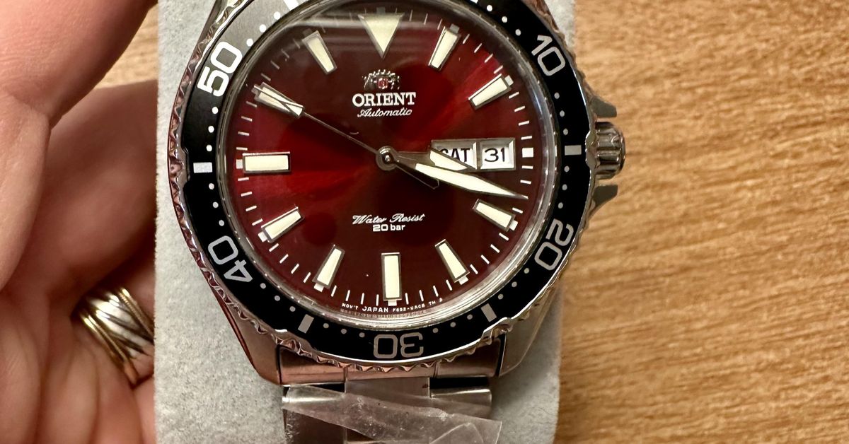 Man…..kind of let down PART 2! Orient Raven Ray Model #FAA02003B9 ...