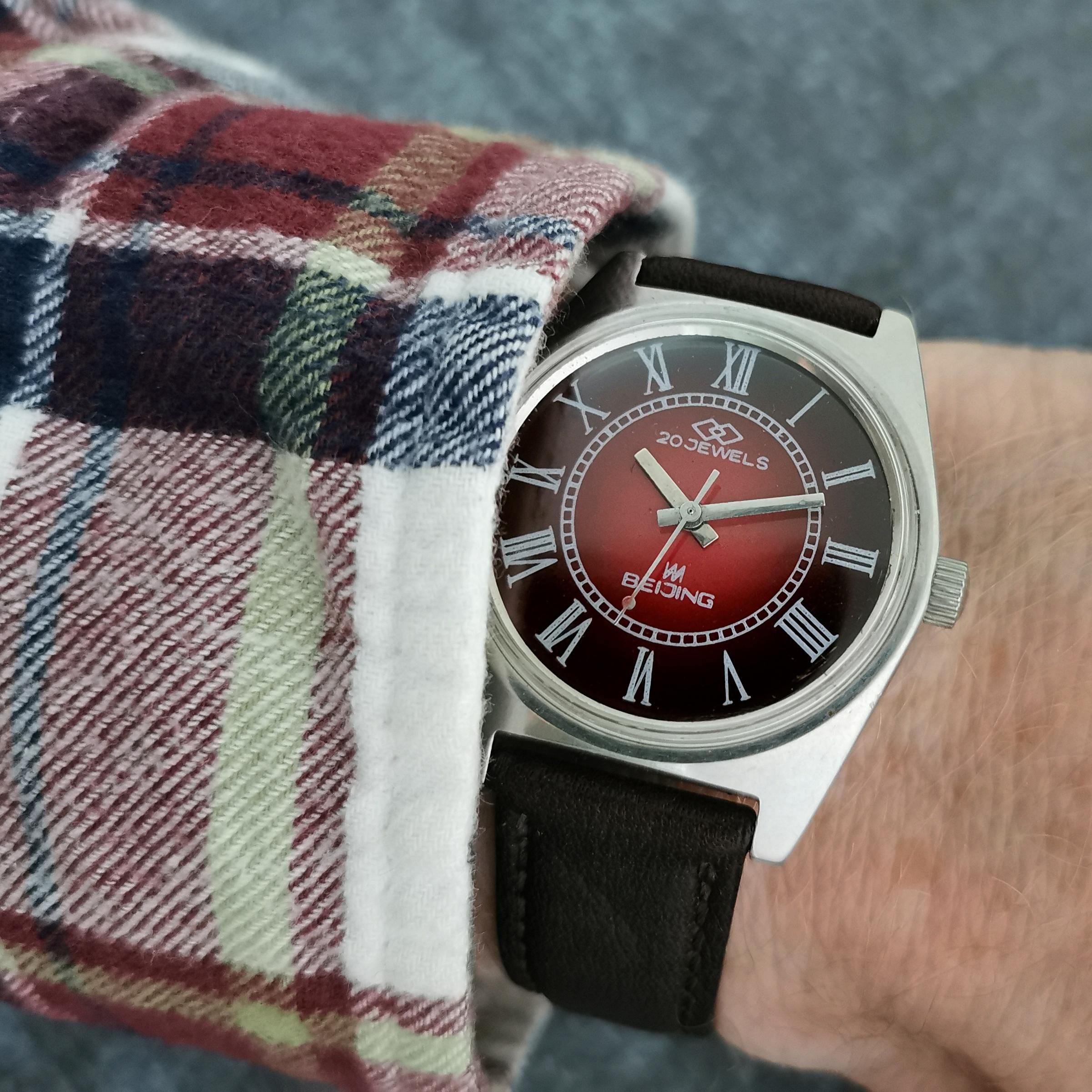 1970s Beijing Watch Factory "Double Rhomb" or "Shuangling" 双菱手表 ...