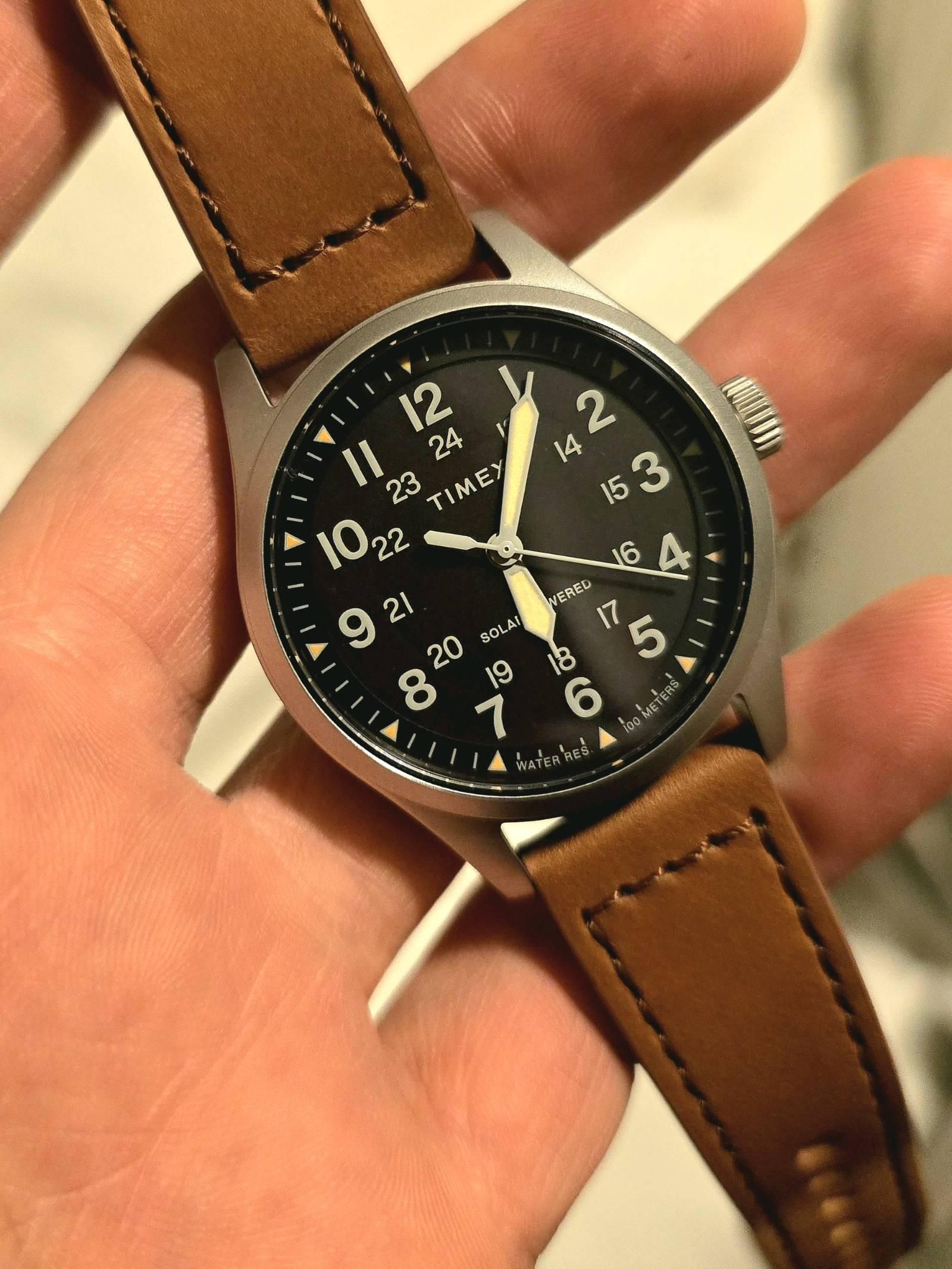 Timex Expedition North Field Post 36mm, solar powered field watch ...
