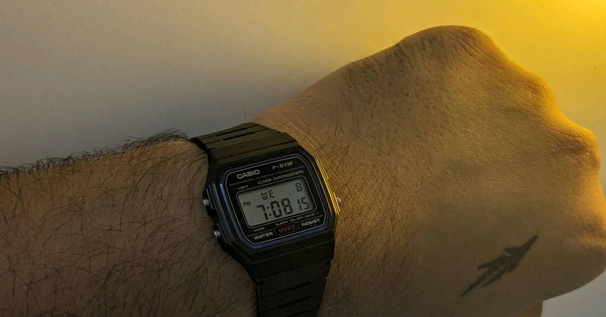 Casio vintage on chunky wrist... | WatchCrunch