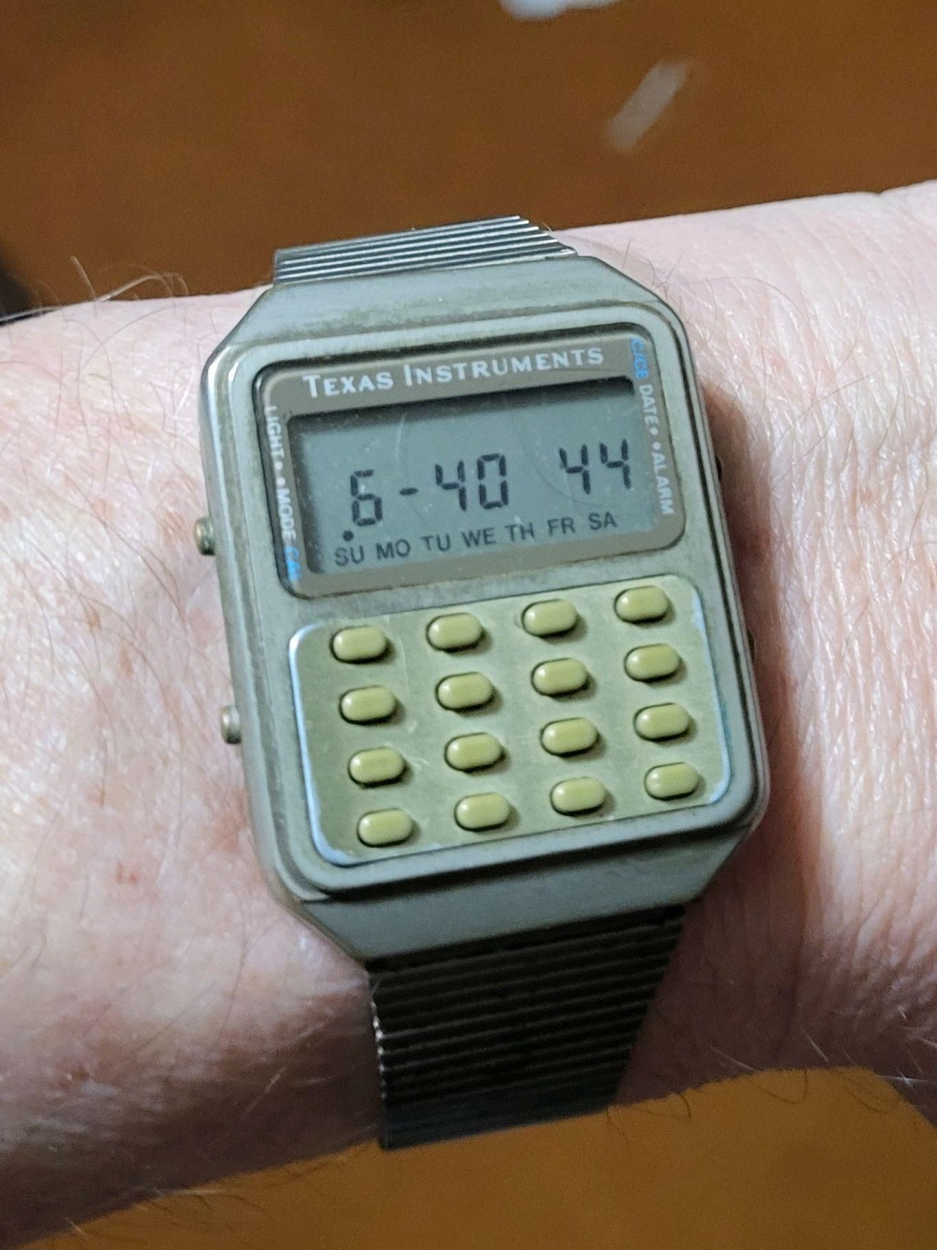 Vintage Calculator Watch from the Other Company Making Calculators and ...