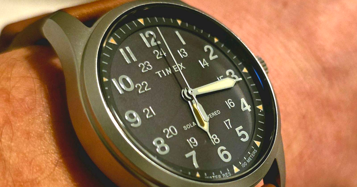 Timex Expedition North Field Post 36mm, solar powered field watch ...