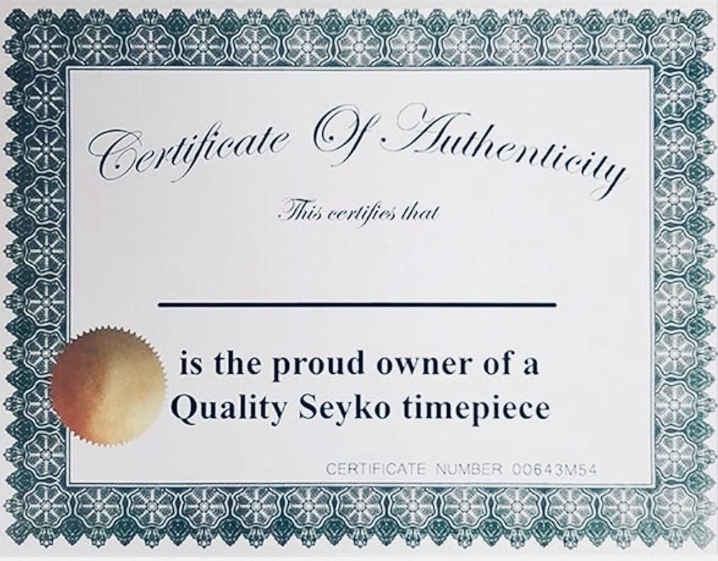 I’m the proud owner of a seyko timepiece | WatchCrunch