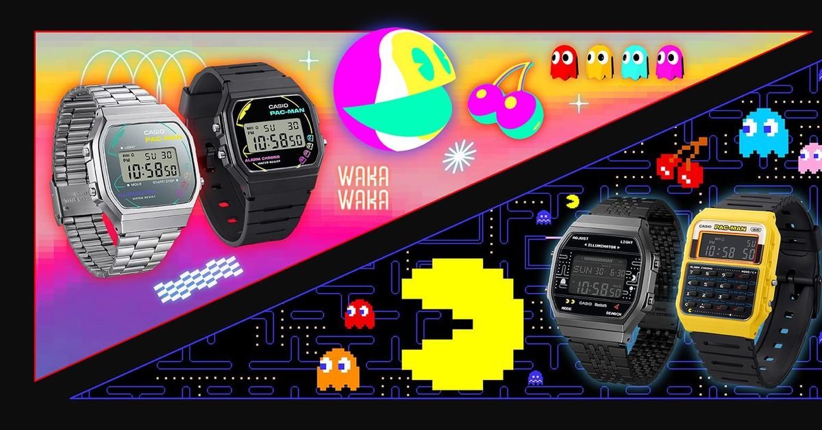 New Pac-Man collab models dropped on the US Casio site | WatchCrunch