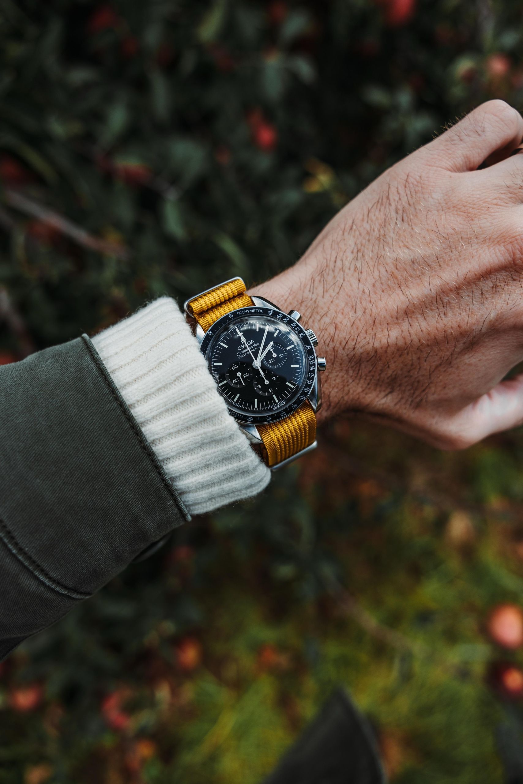 The Speedmaster With a Little Bit of Mustard | WatchCrunch