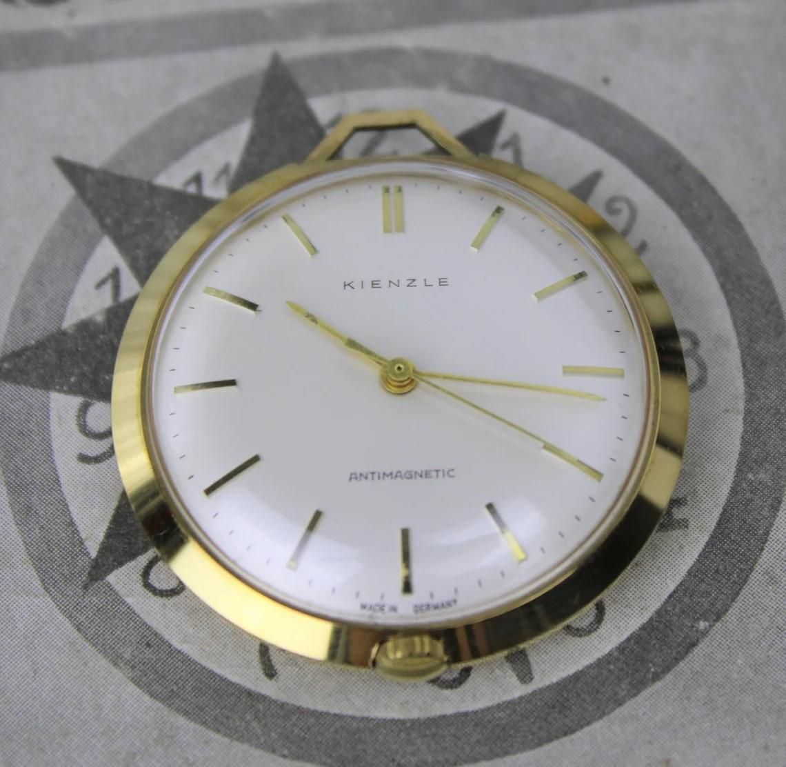 Vintage KIENZLE pocket watch, Antimagnetic | WatchCrunch