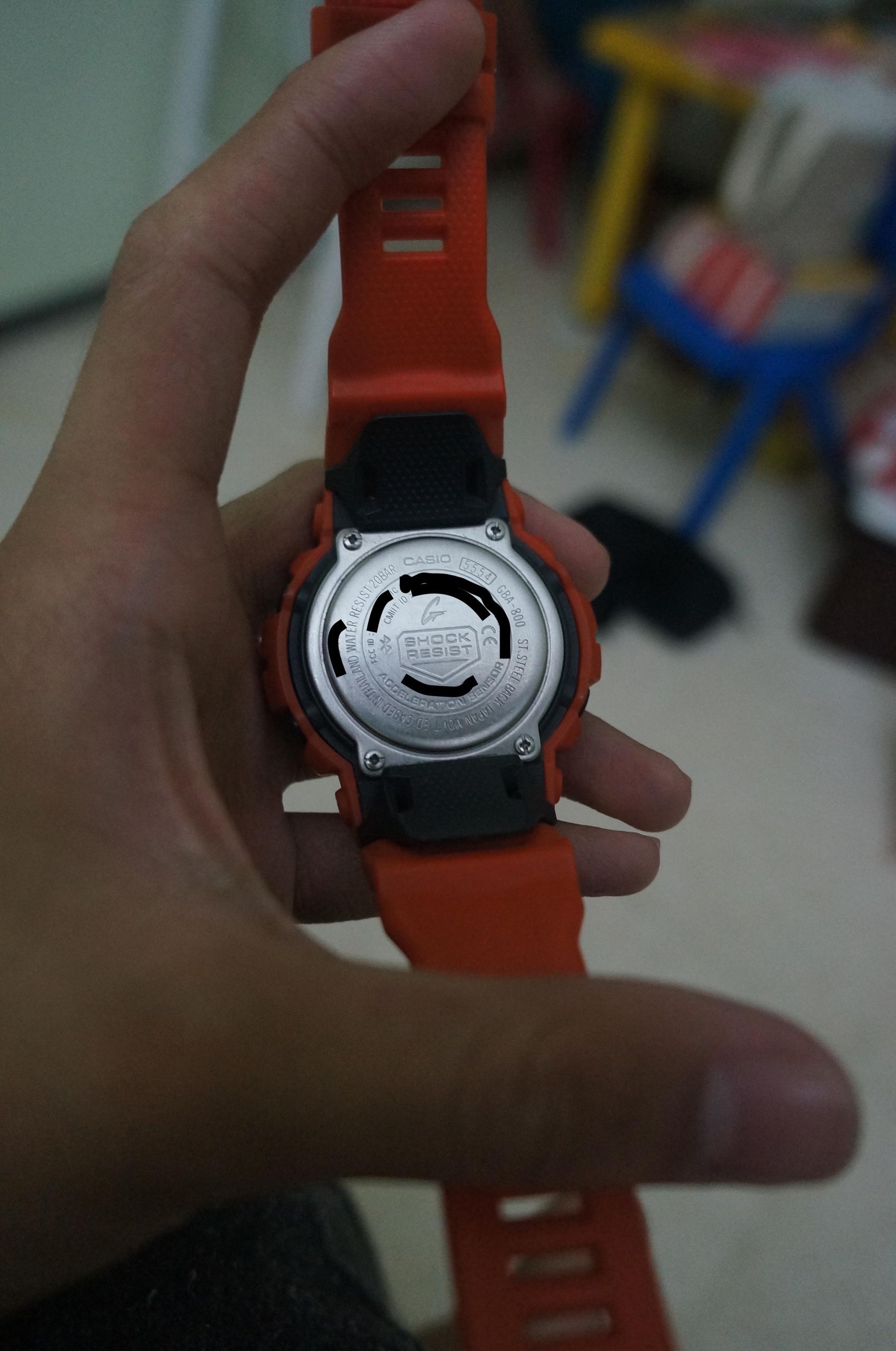 First G-Shock. For exercise and sports use (G-Squad GBA-800-4ADR ...