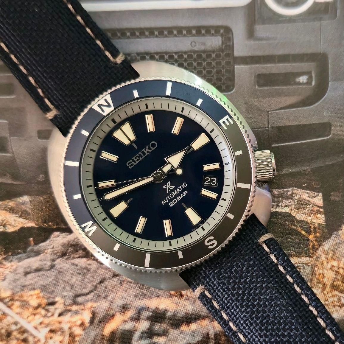 Seiko Tortoise Land Edition Blue | WatchCrunch