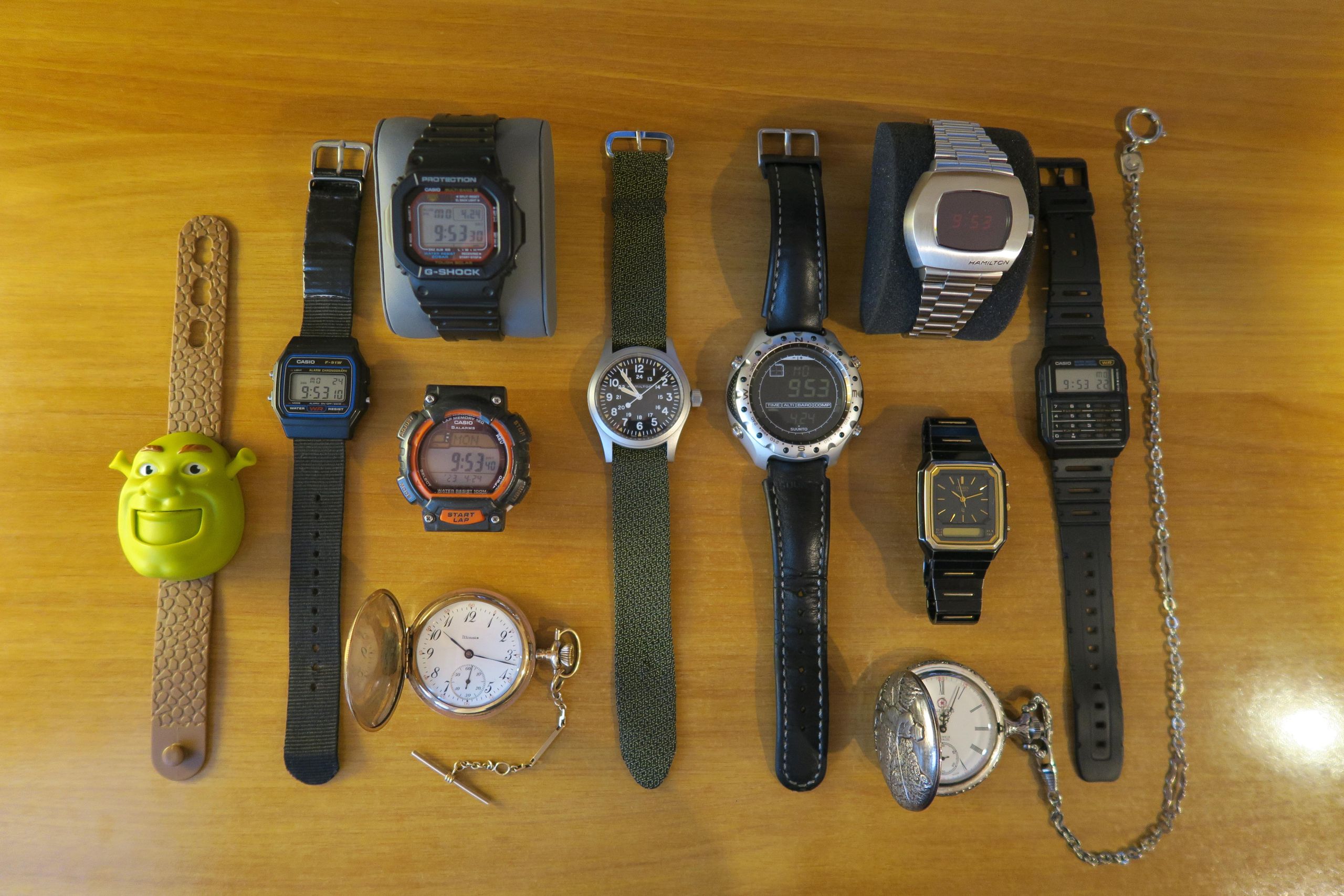 My full watch collection on the table. | WatchCrunch