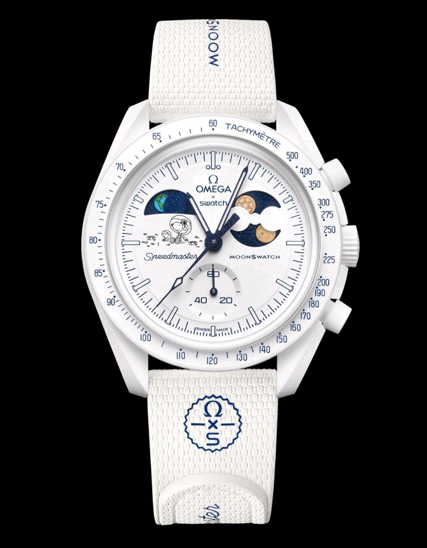 Omega x Swatch Speedmaster Moonswatch "Cold Moon" Mission to Earthphase ...