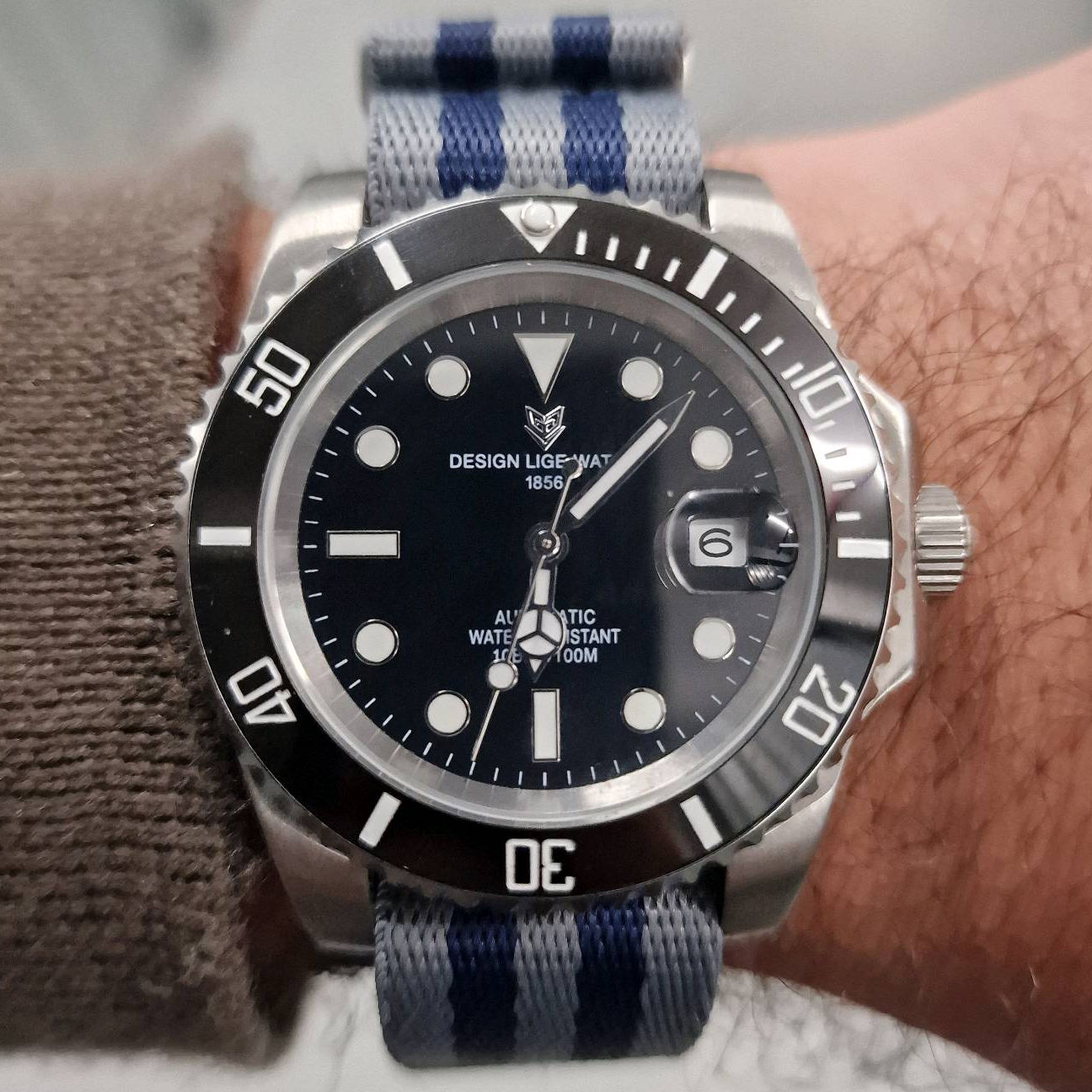 Lige 6801: A Budget-Friendly Automatic Watch with a Rolex Submariner ...