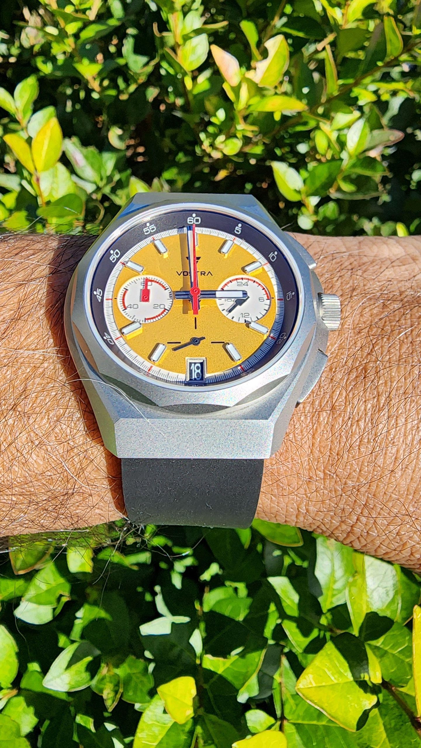 VOSTRA VECTOR - Electro Yellow | WatchCrunch