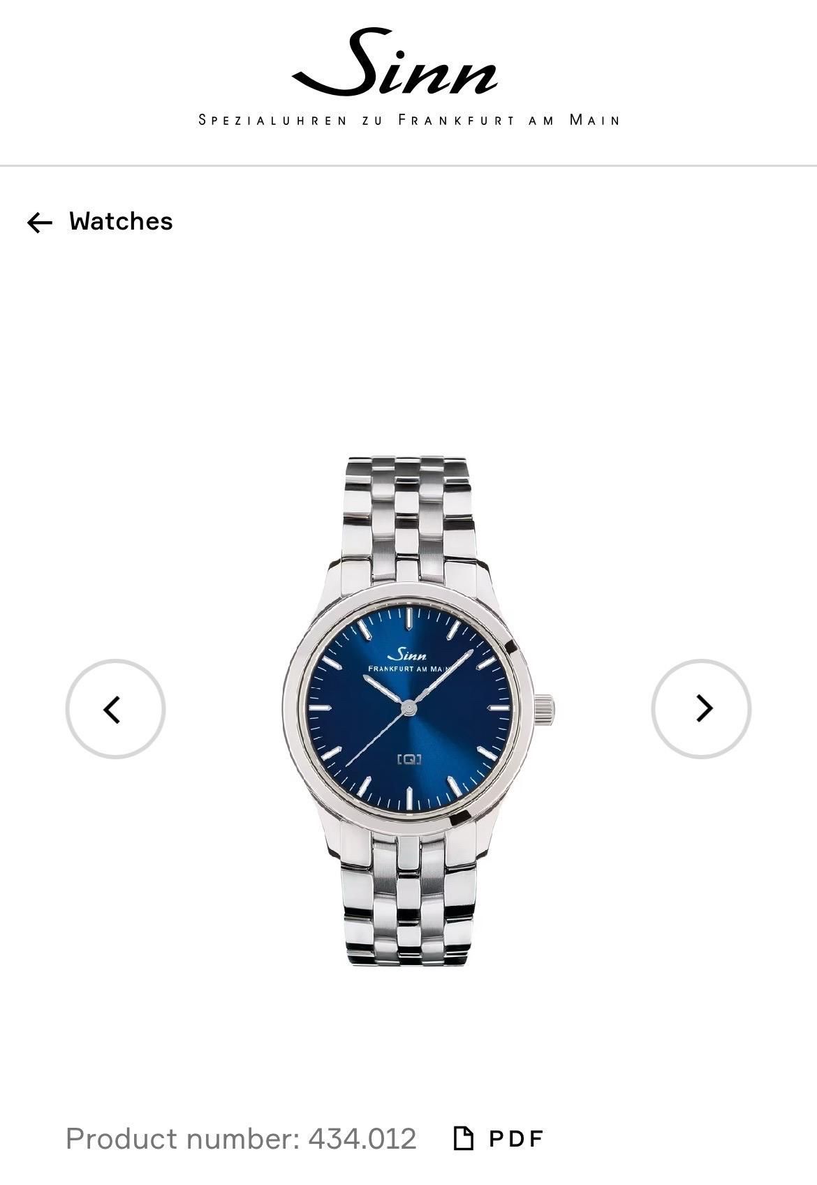 Sinn 434 - anyone got one? | WatchCrunch