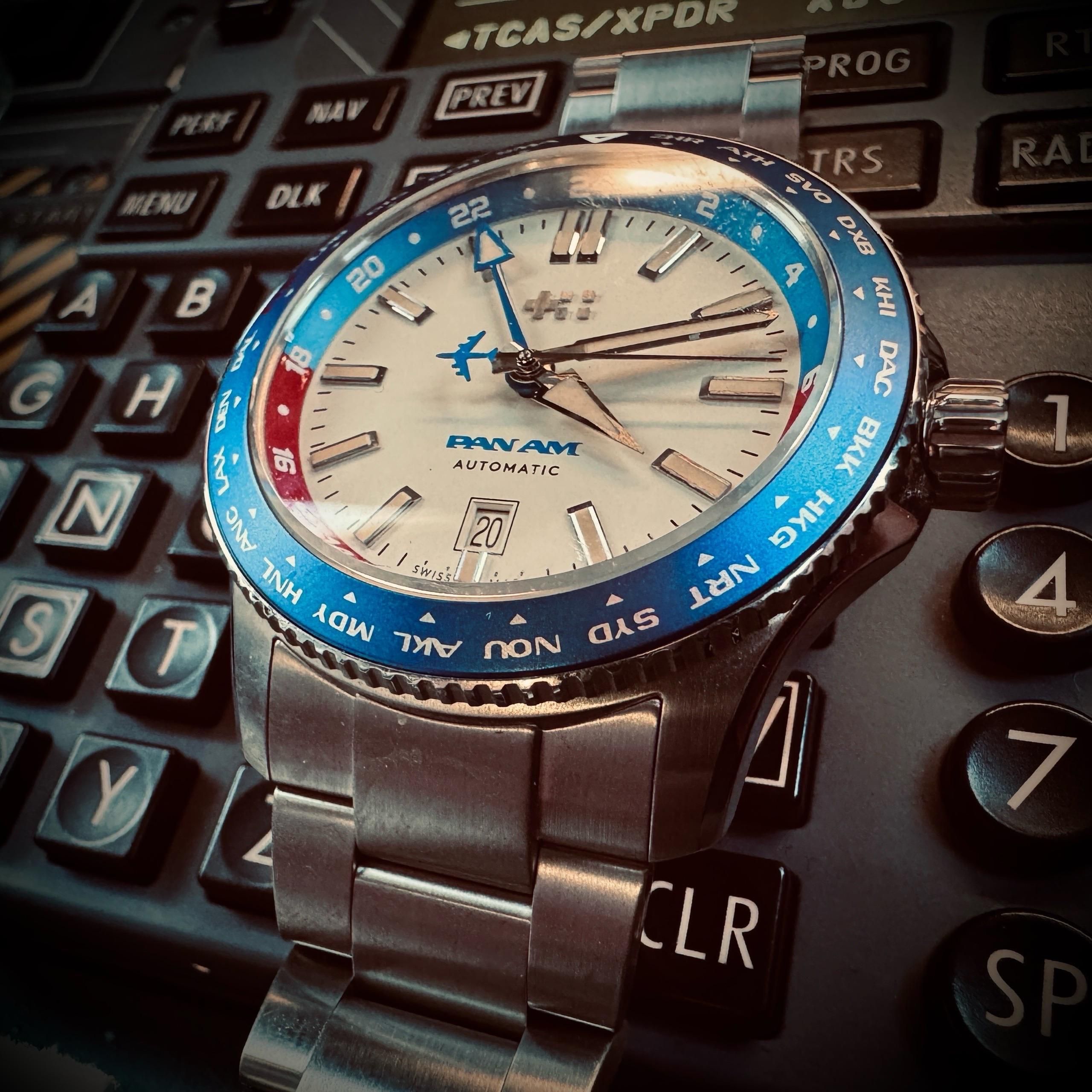 🚨New Pan Am ️ Christopher Ward | WatchCrunch