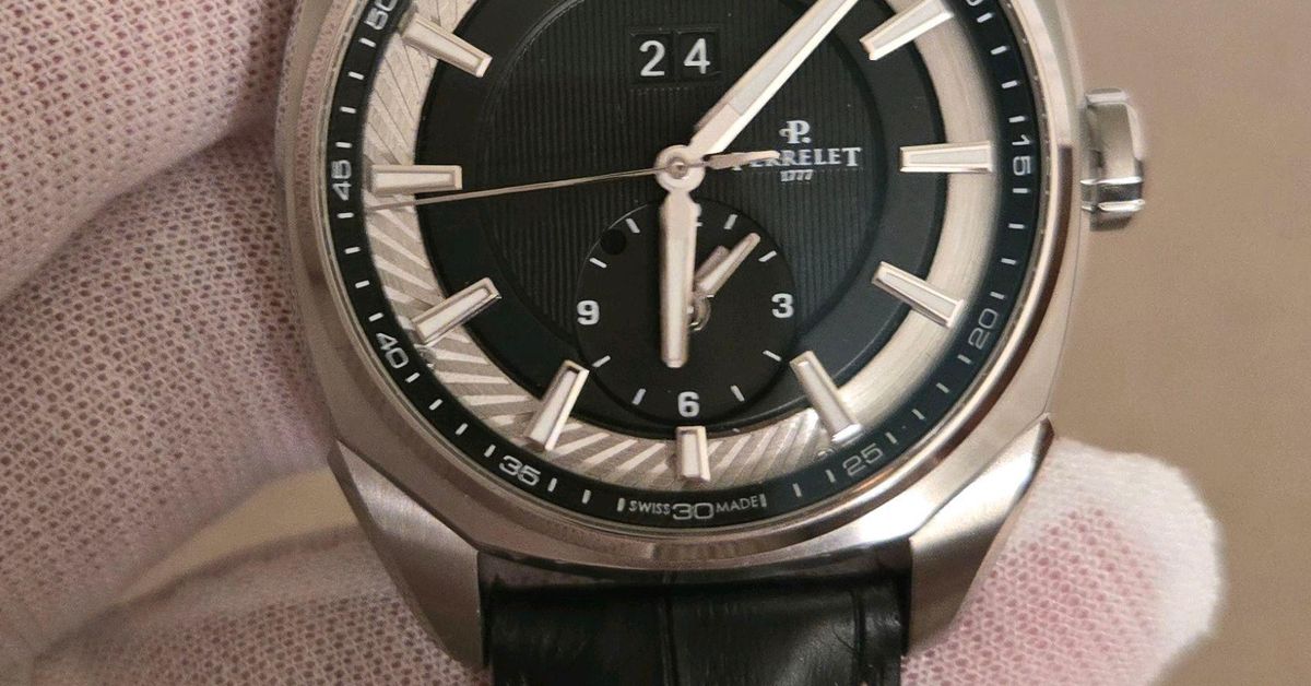 Pre-Owned Perrelet Lab Peripheral Big Date / Dual Time GMT For Sale