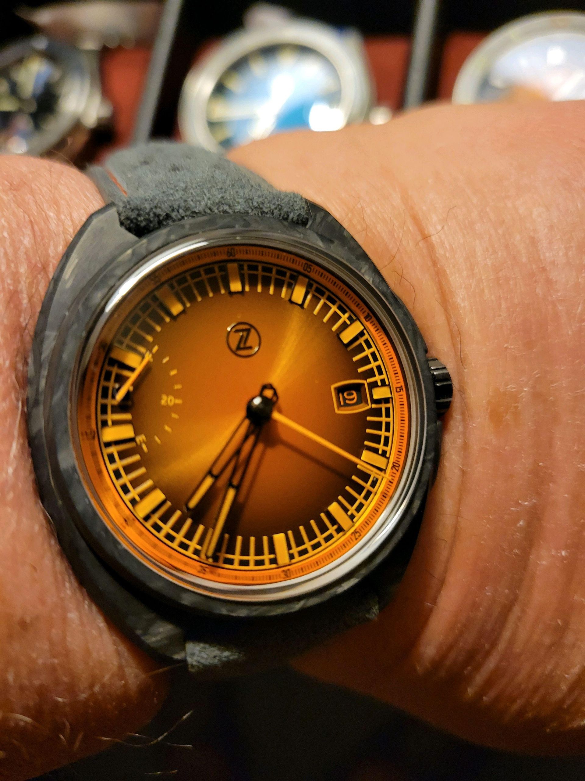 My Zelos LT Forged Carbon Bespoke | WatchCrunch