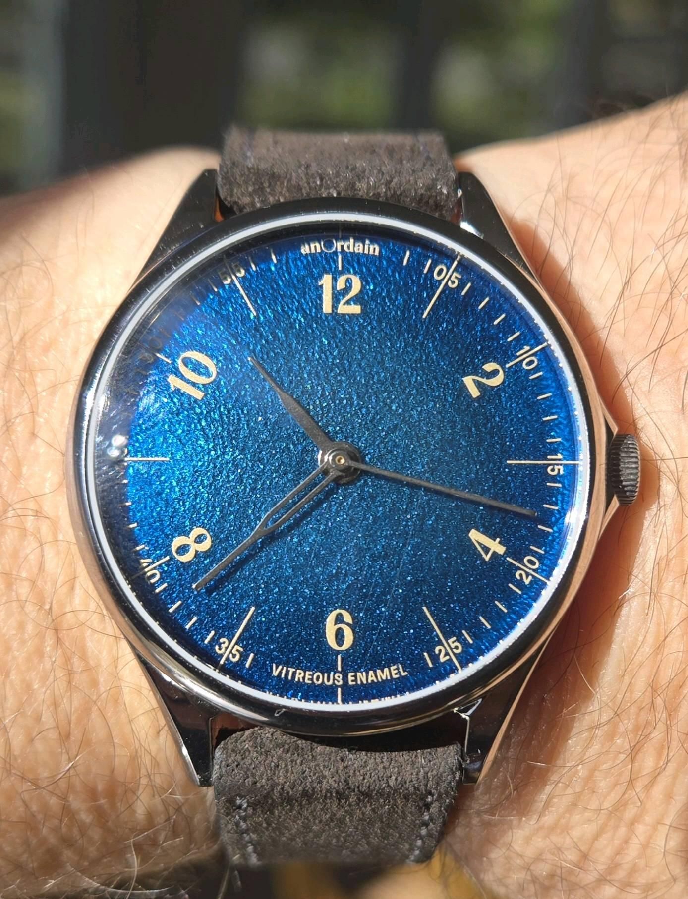 Blue Fume Model 1 is in the house and on the wrist! | WatchCrunch