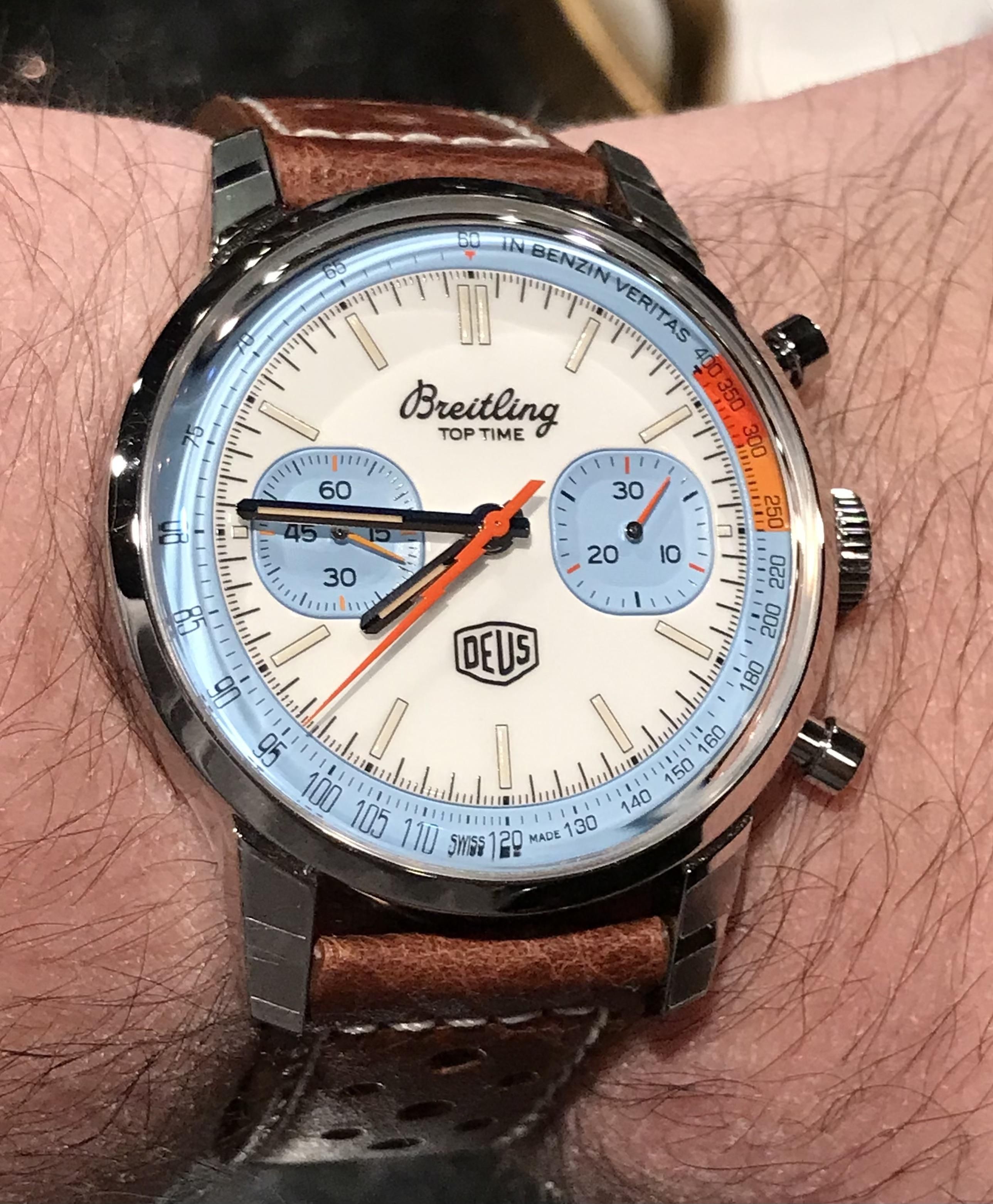 Sugess- Sugess Chronograph - Breitling Top-Time Deus Ex Machina homage ...