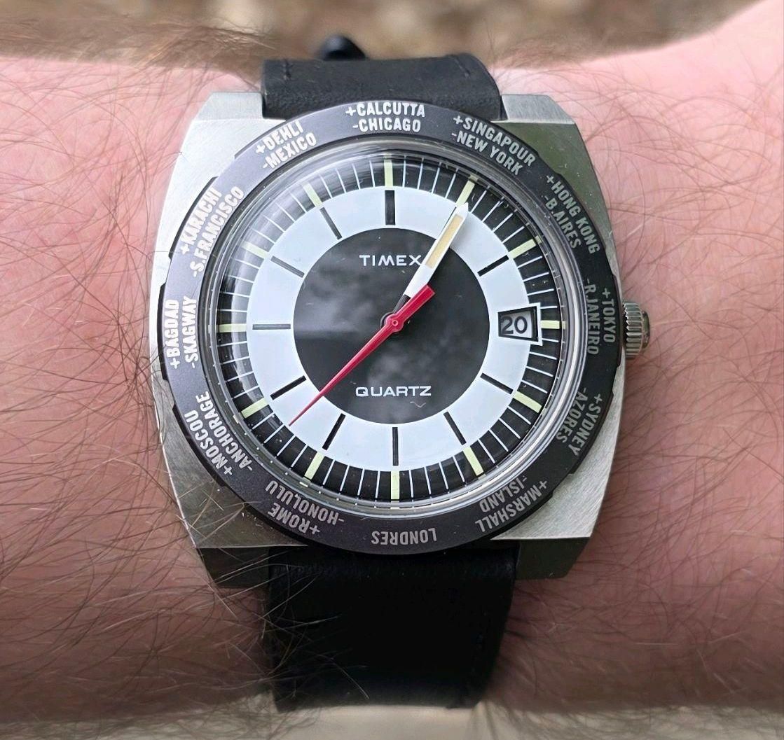 Timex World Time Reissue | WatchCrunch