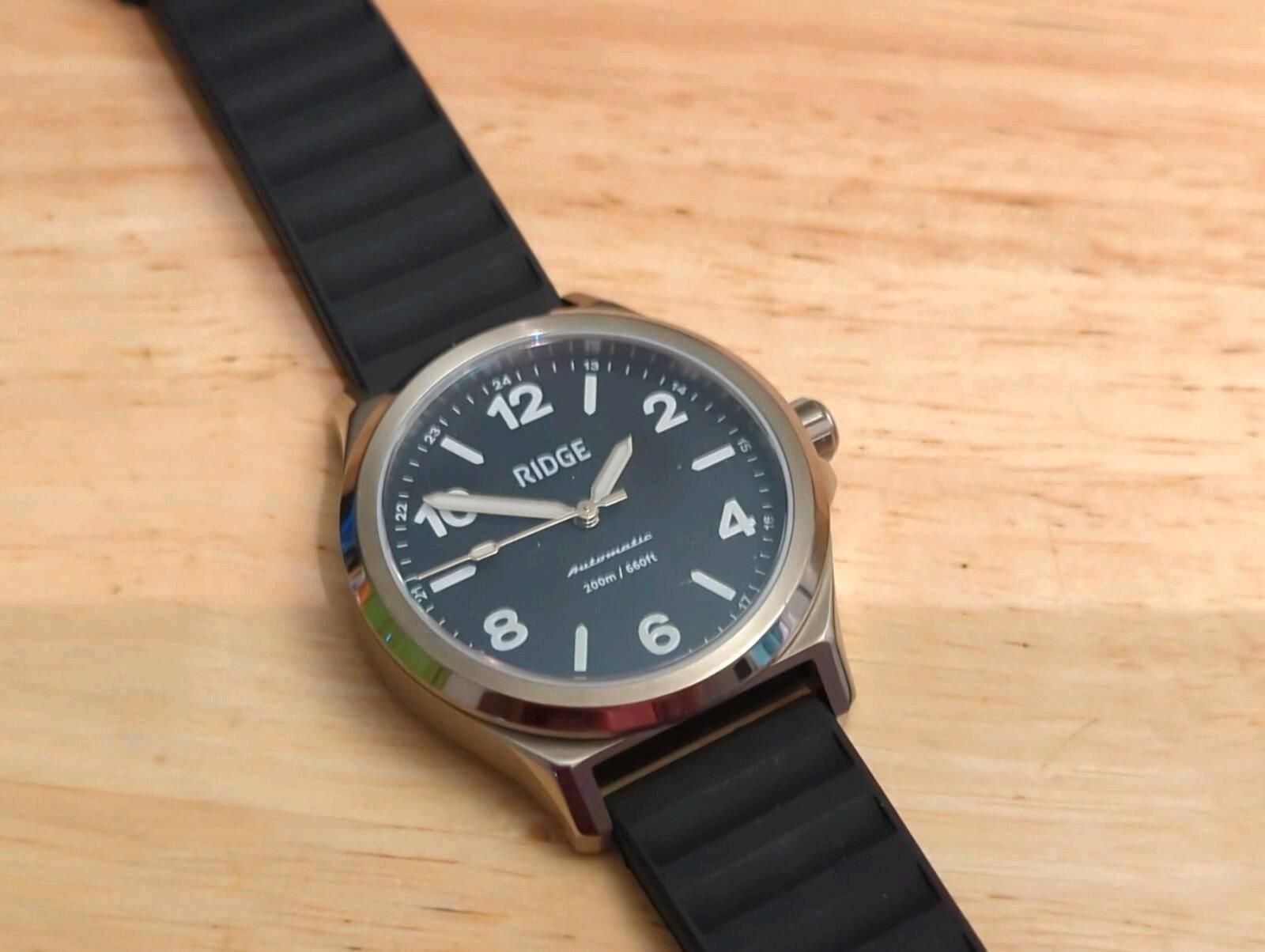 Ridge releases new titanium field watch | WatchCrunch