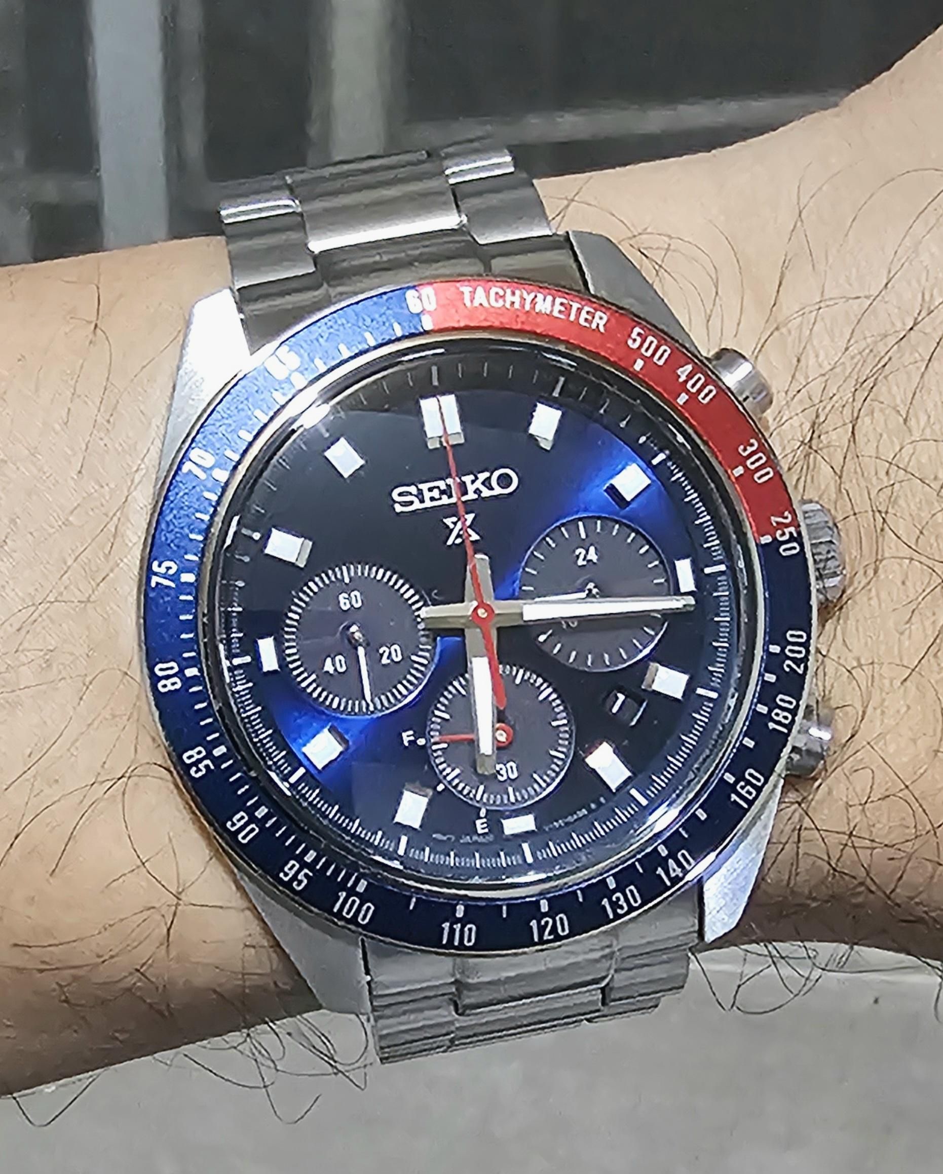 Seiko Prospex Speedtimer Pepsi Chronograph | WatchCrunch