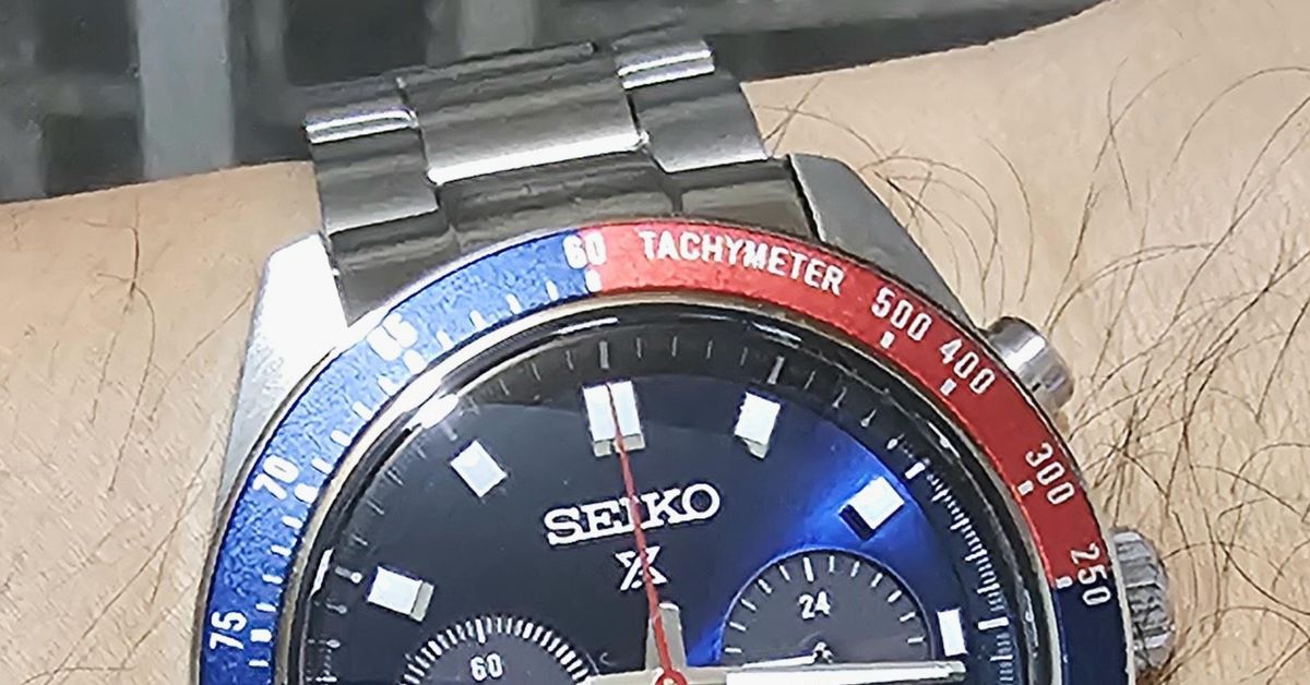 Seiko Prospex Speedtimer Pepsi Chronograph | WatchCrunch