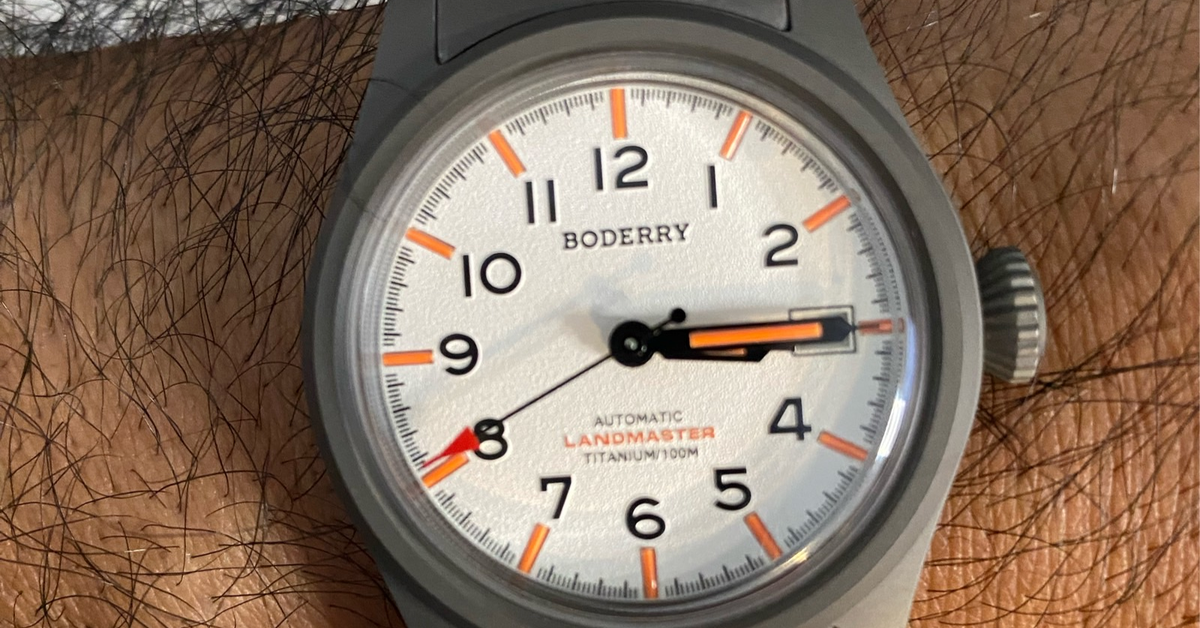 Boderry Titanium Field watch | WatchCrunch