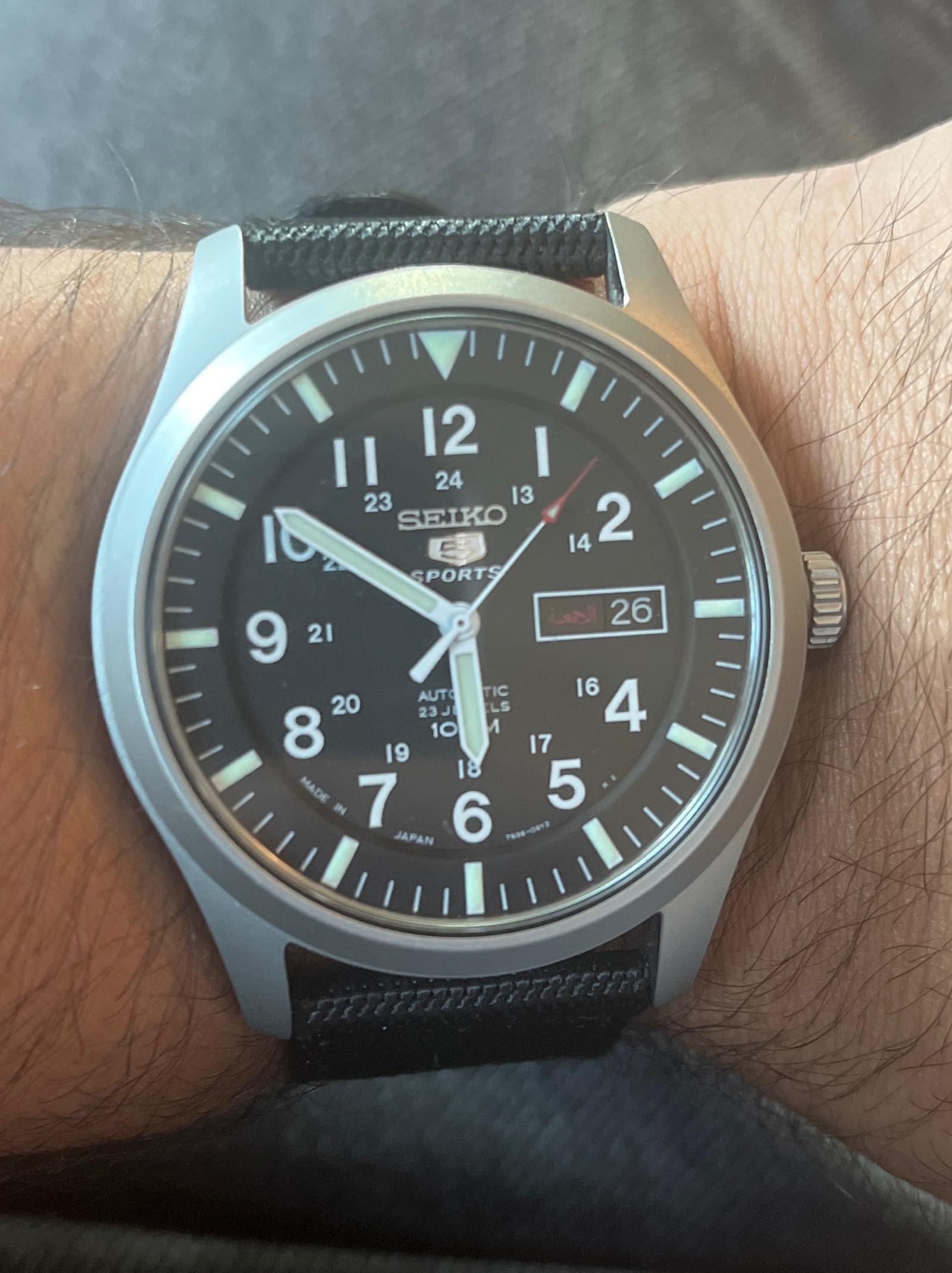 Seiko SNZG15J1 “UAE Presidential” | WatchCrunch