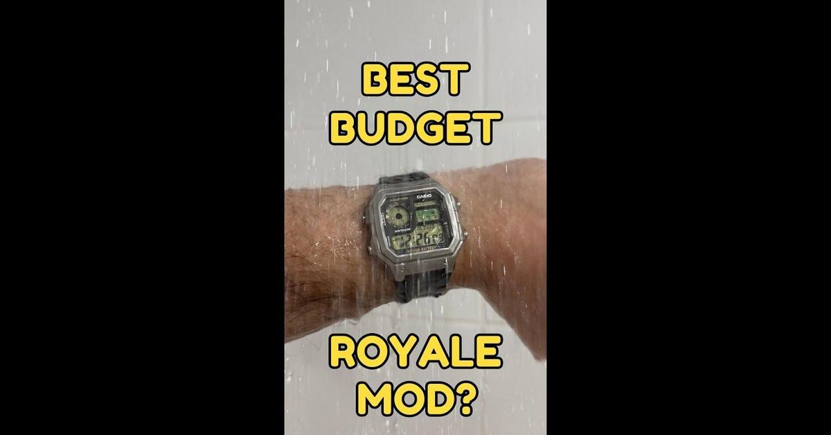 🏆 BEST Casio Royale BUDGET Metal Case Mod? 🤔 | WatchCrunch