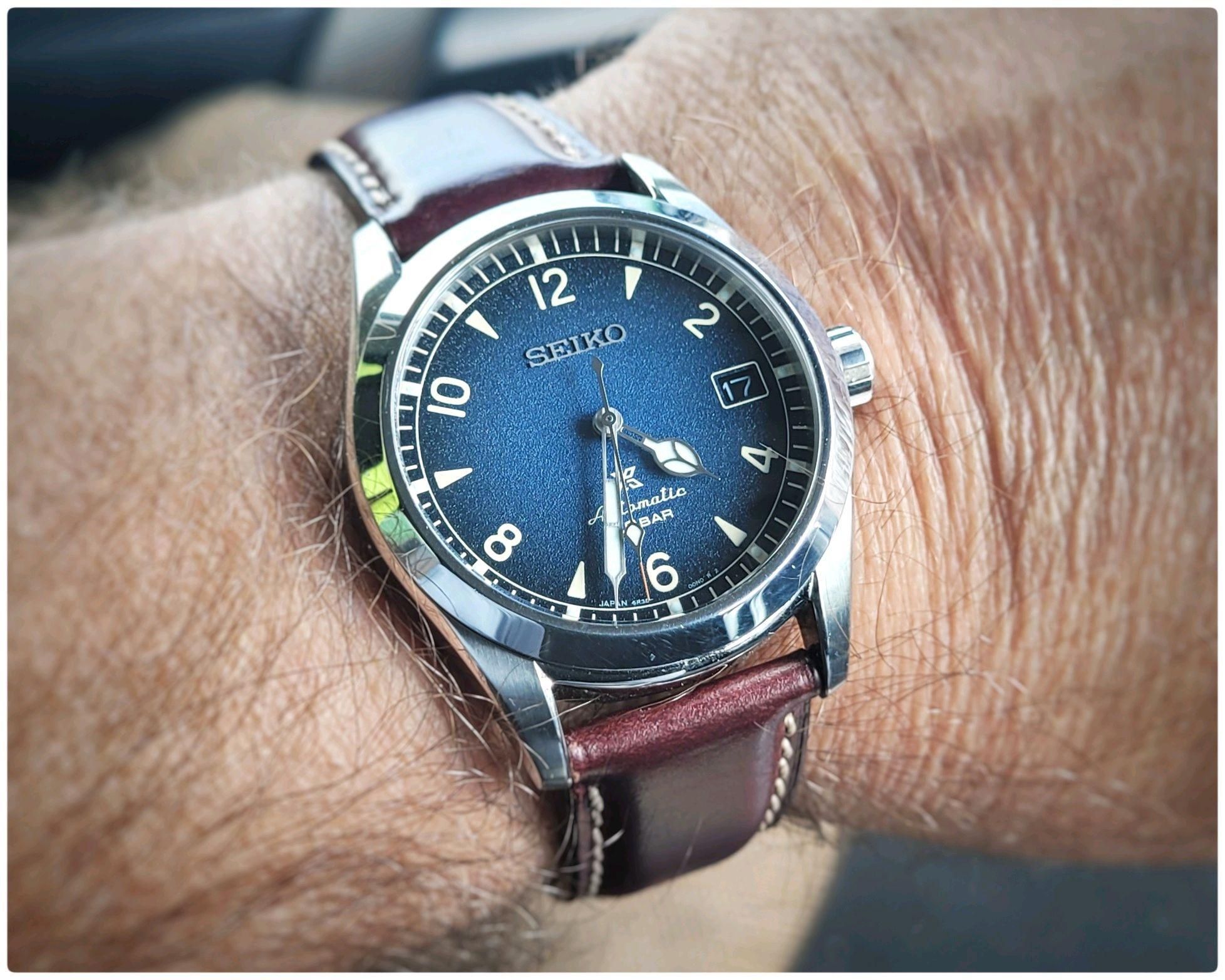 Day 2: Blue Dial Week - Baby Alpinist | WatchCrunch