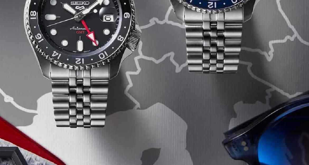 Seiko 5 GMT color choices | WatchCrunch