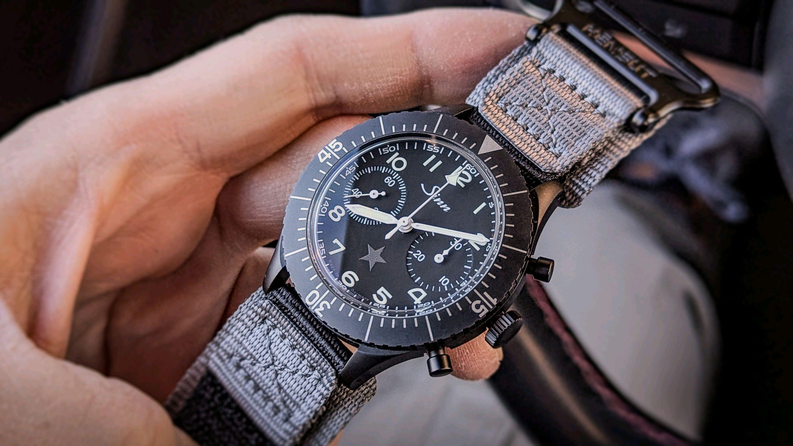 I rebought a strap in favor of better function and form for my Sinn 155 ...