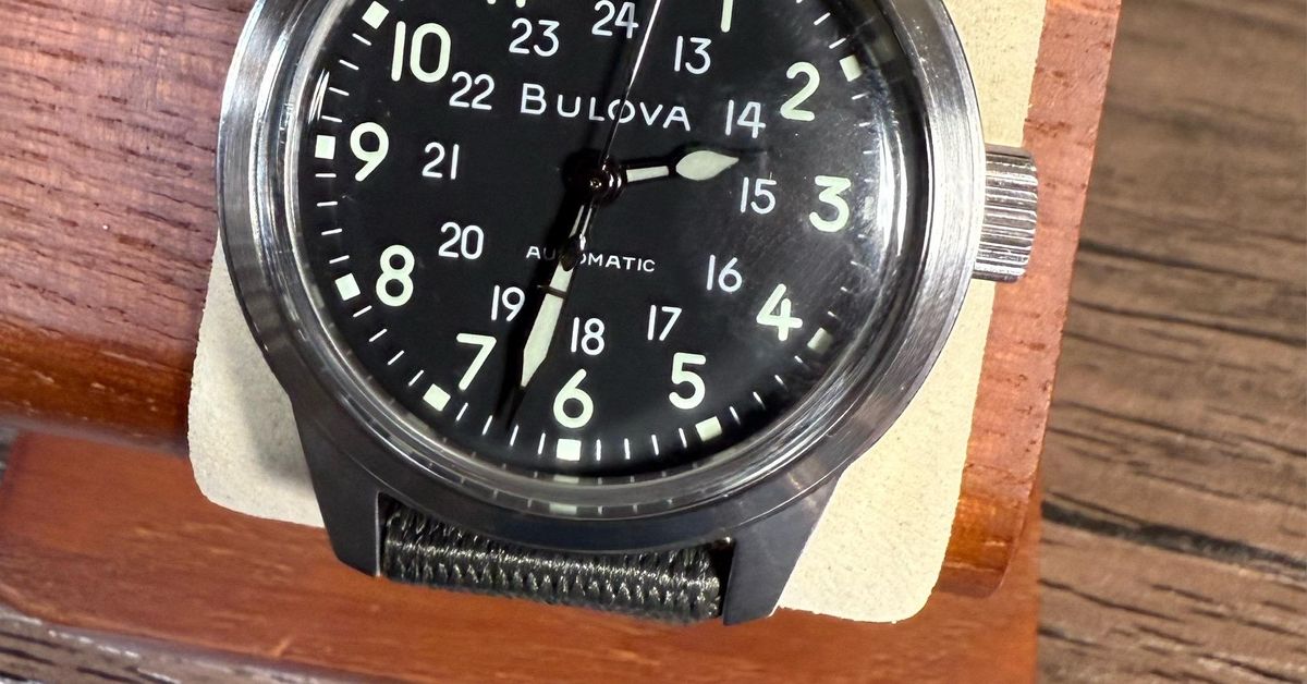 Bulova military heritage hack watch | WatchCrunch