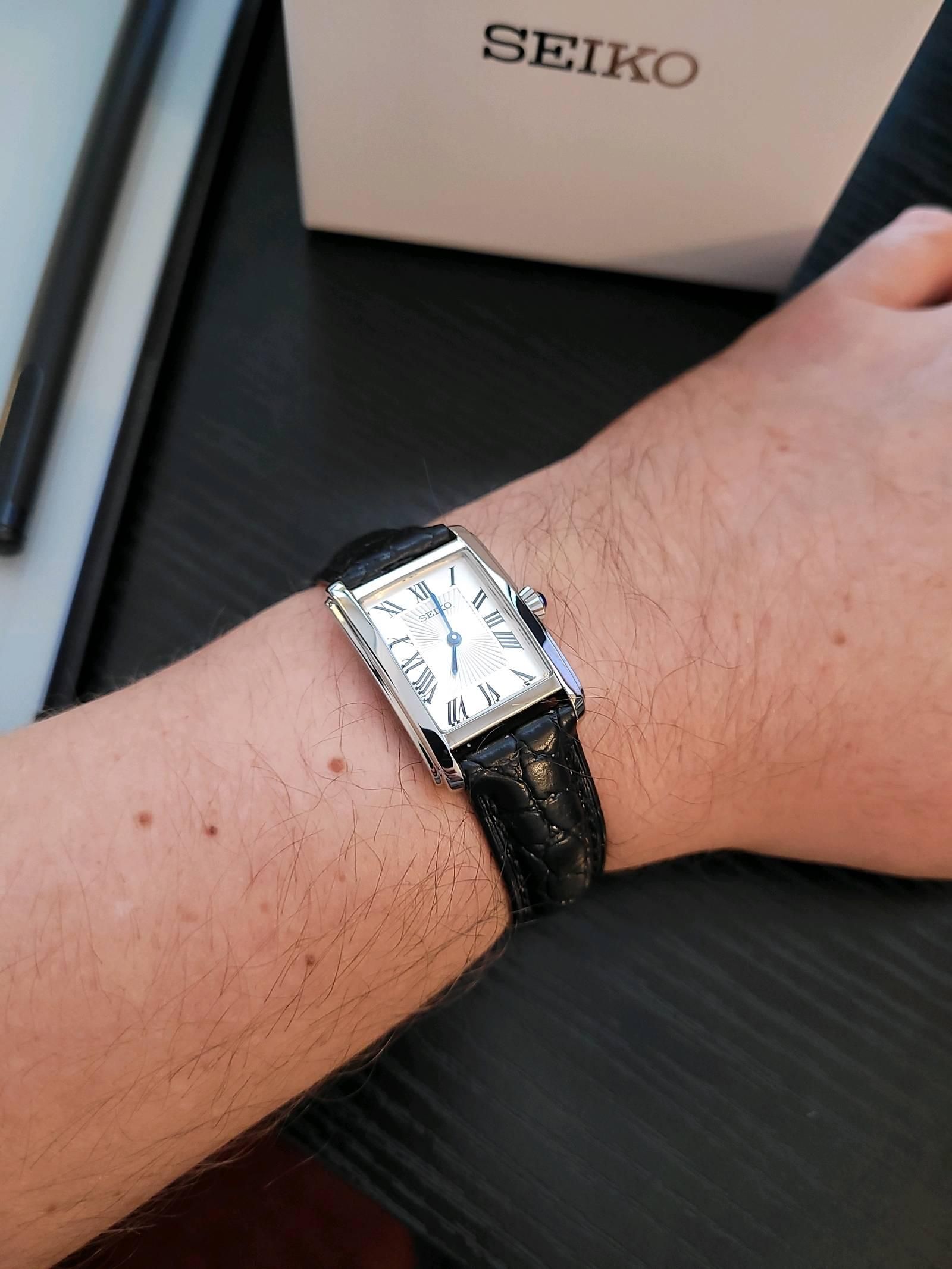 First Impressions: Adjusting to the Seiko Tank SWR083P1's size ...