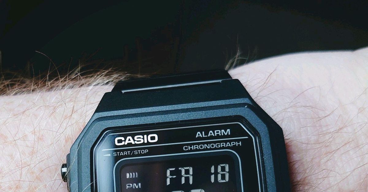 Retro Negative Display Casio | WatchCrunch