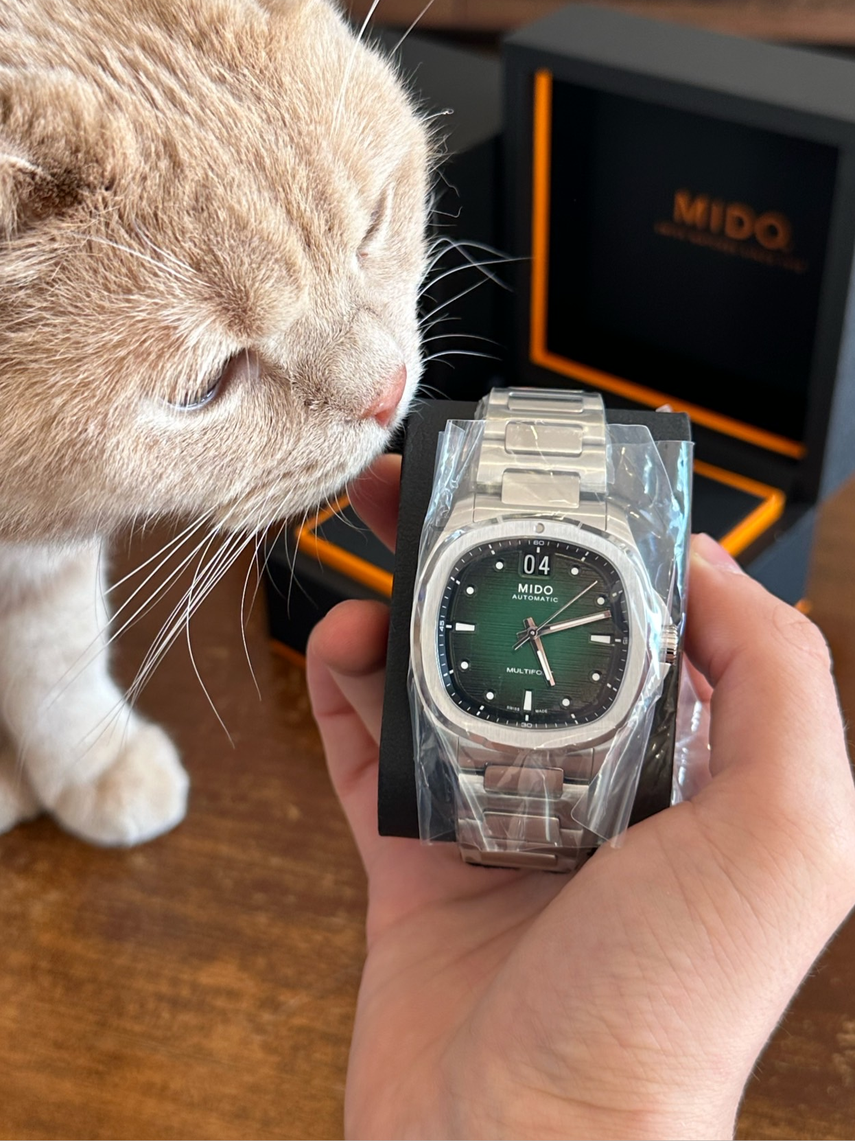 First swiss watch: Mido Multifort TV Big Date 📅 | WatchCrunch