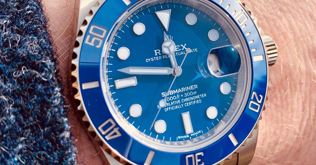 Rolex Submariner 116618LB Smurf | WatchCrunch