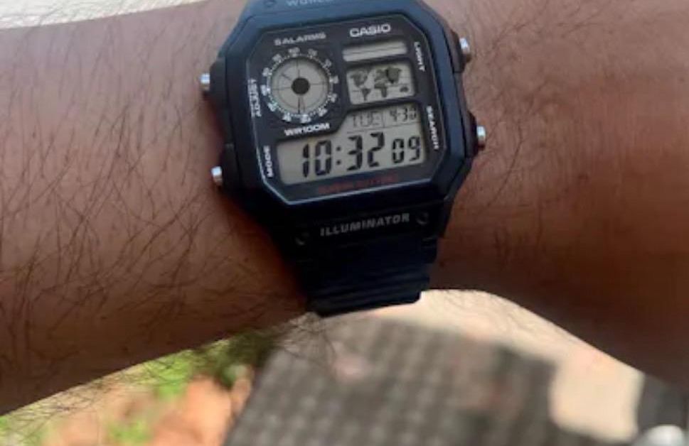 Casio Royale Black AE1200 | WatchCrunch