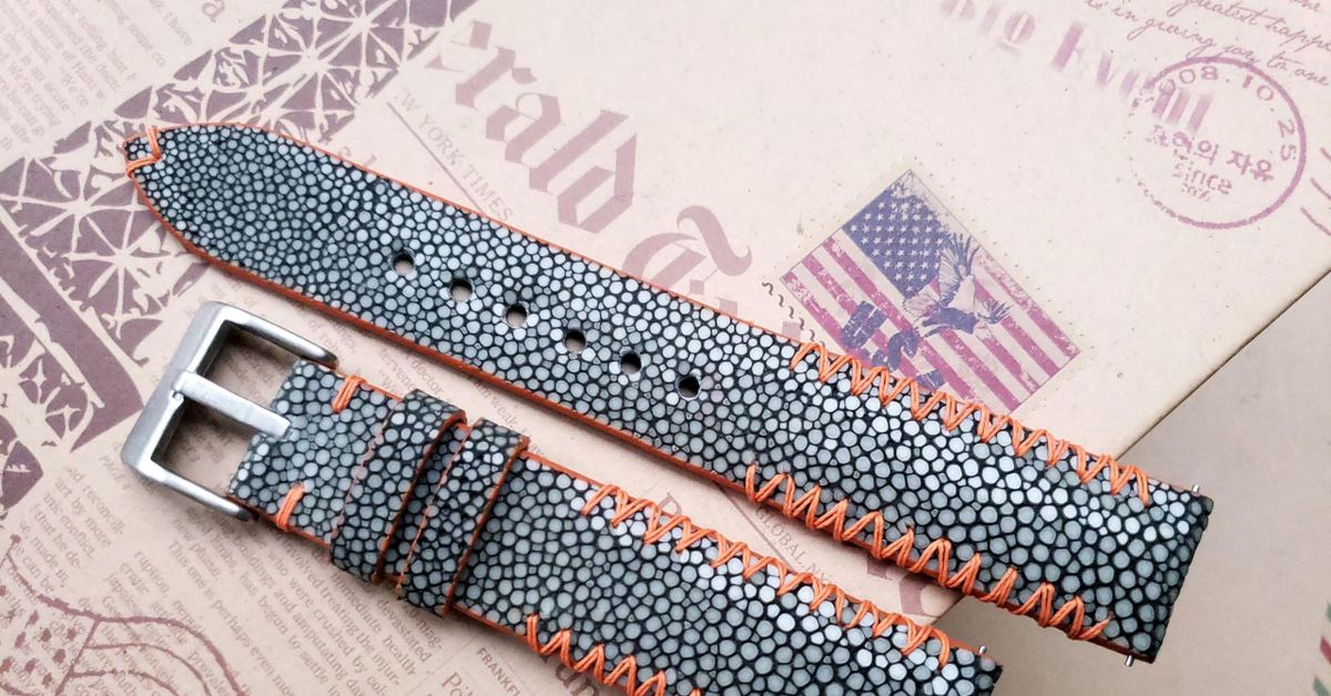 Stingray (Shagreen) skin watch strap | WatchCrunch