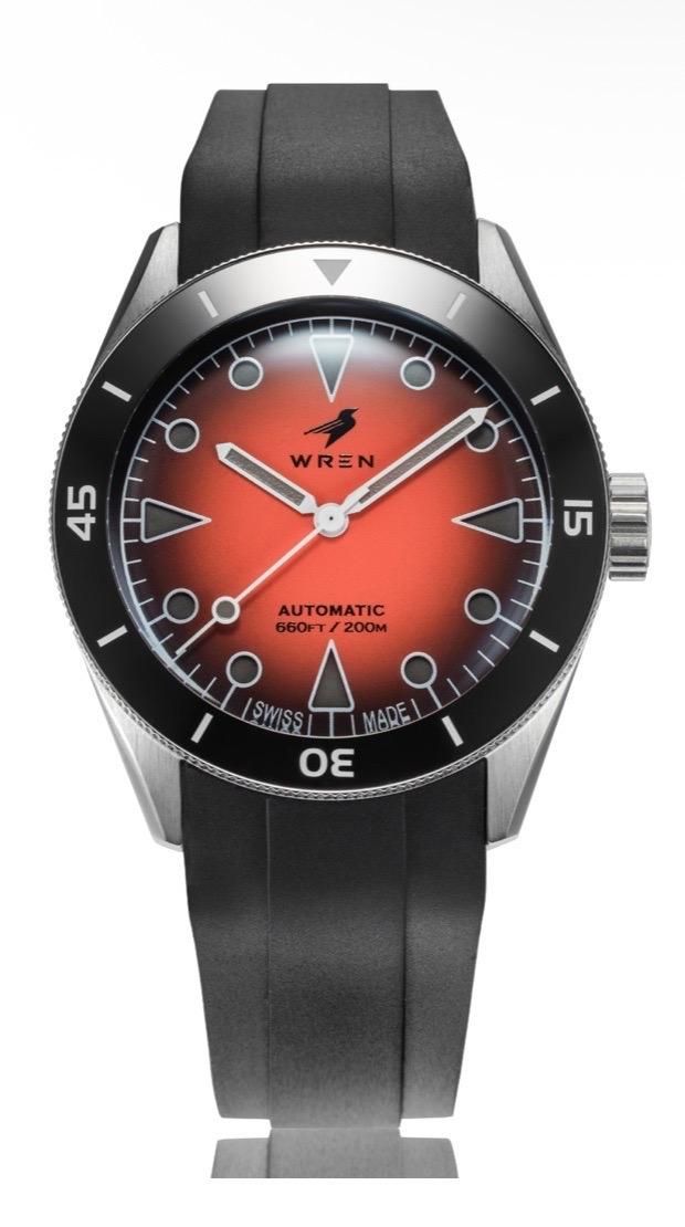 Wren x Benswatches Limited Edition Diver One Magma | WatchCrunch
