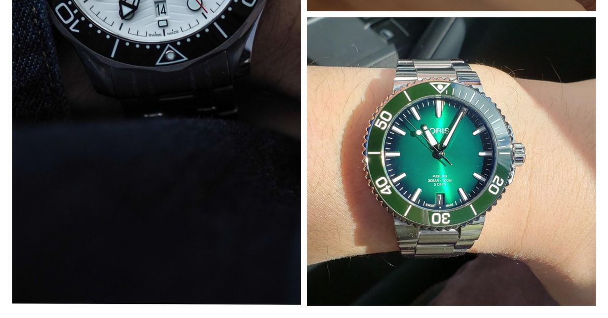 Would you trade the Oris Aquis calibre 400 and the Breitling Superocean ...