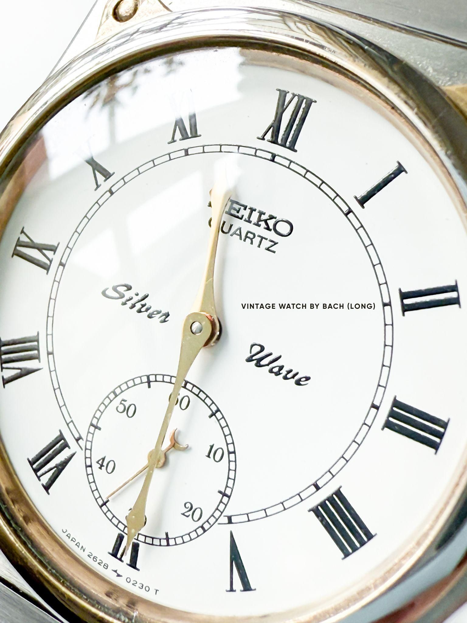 Pre-Owned Seiko Silverwave 2628-0060 Small Second White Dial For Sale