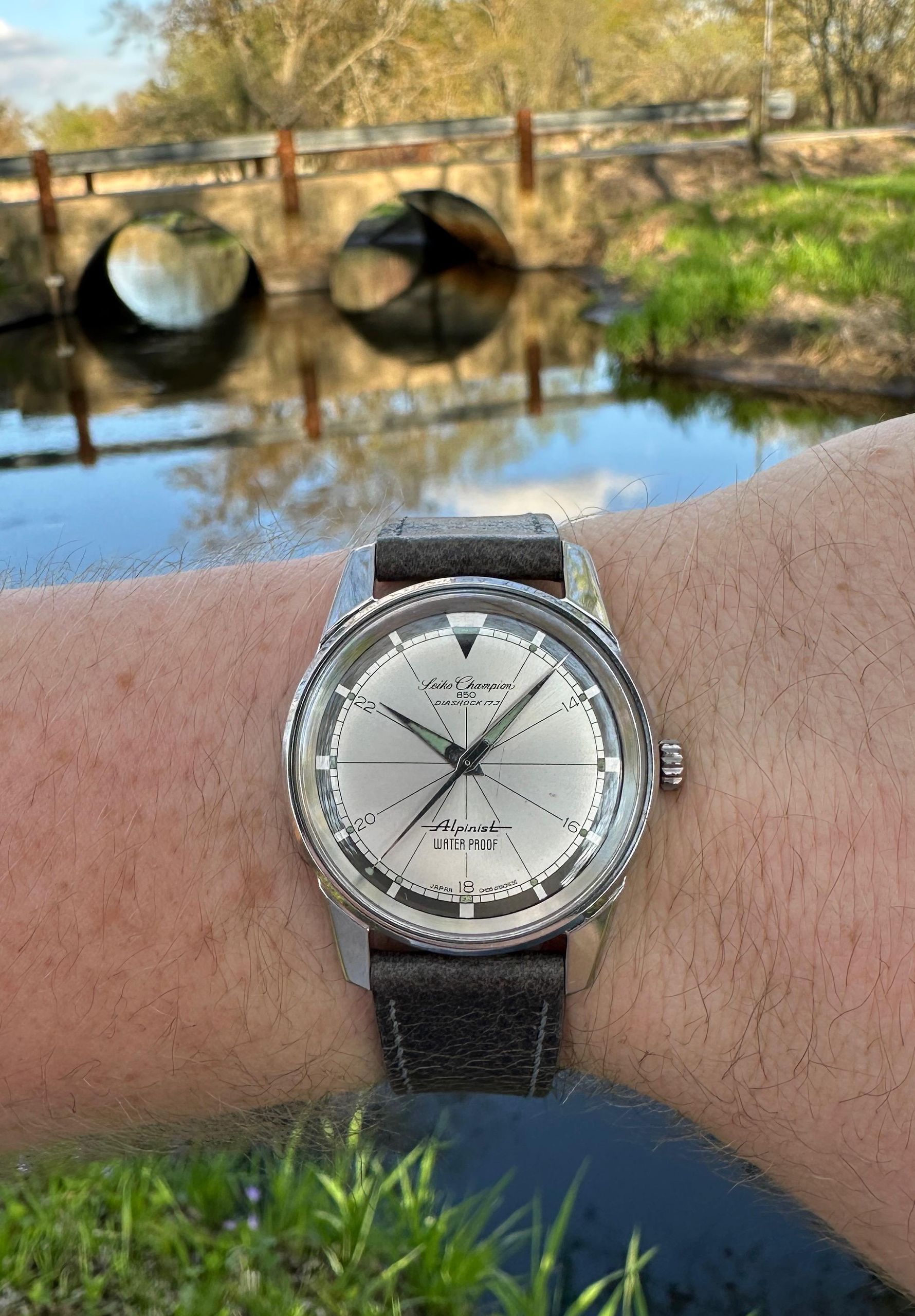 The GOAT dial font chosen for the word “Alpinist” | WatchCrunch