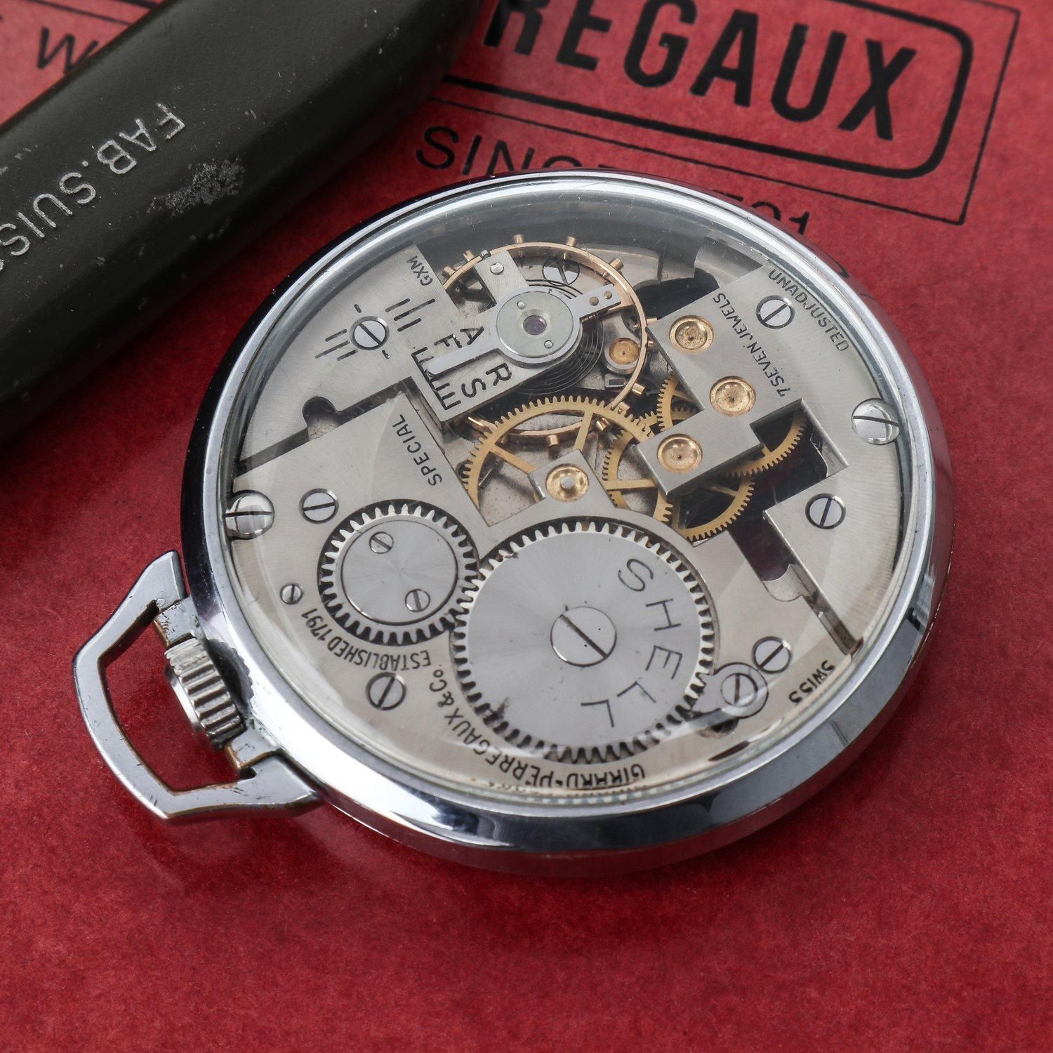 Girard-Perregaux Shell Oil Pocket Watch | WatchCrunch