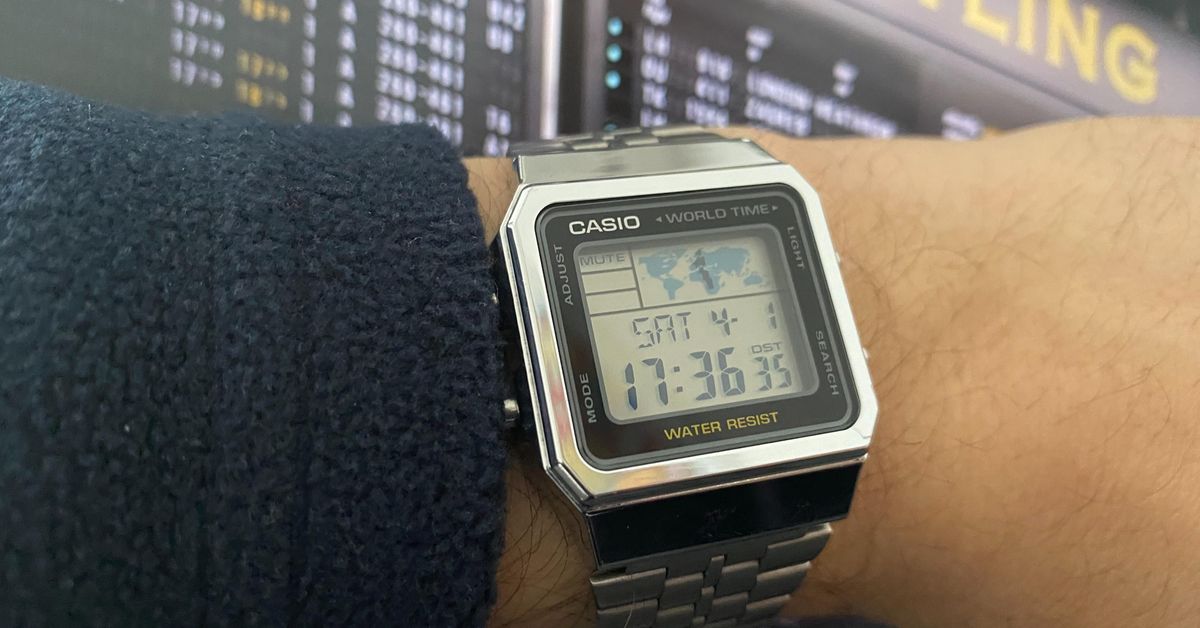 Review: Casio "World Time"A500WEA-1EF | WatchCrunch