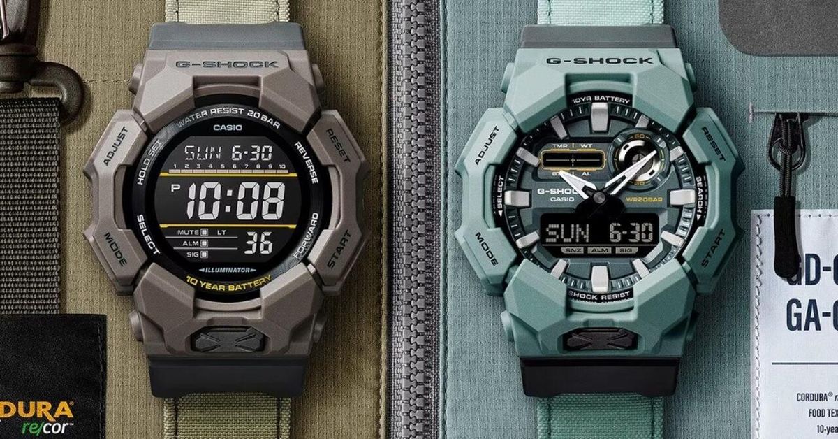G-Shock G010 & GA010: New Colorways with Cordura Fabric Bands ...