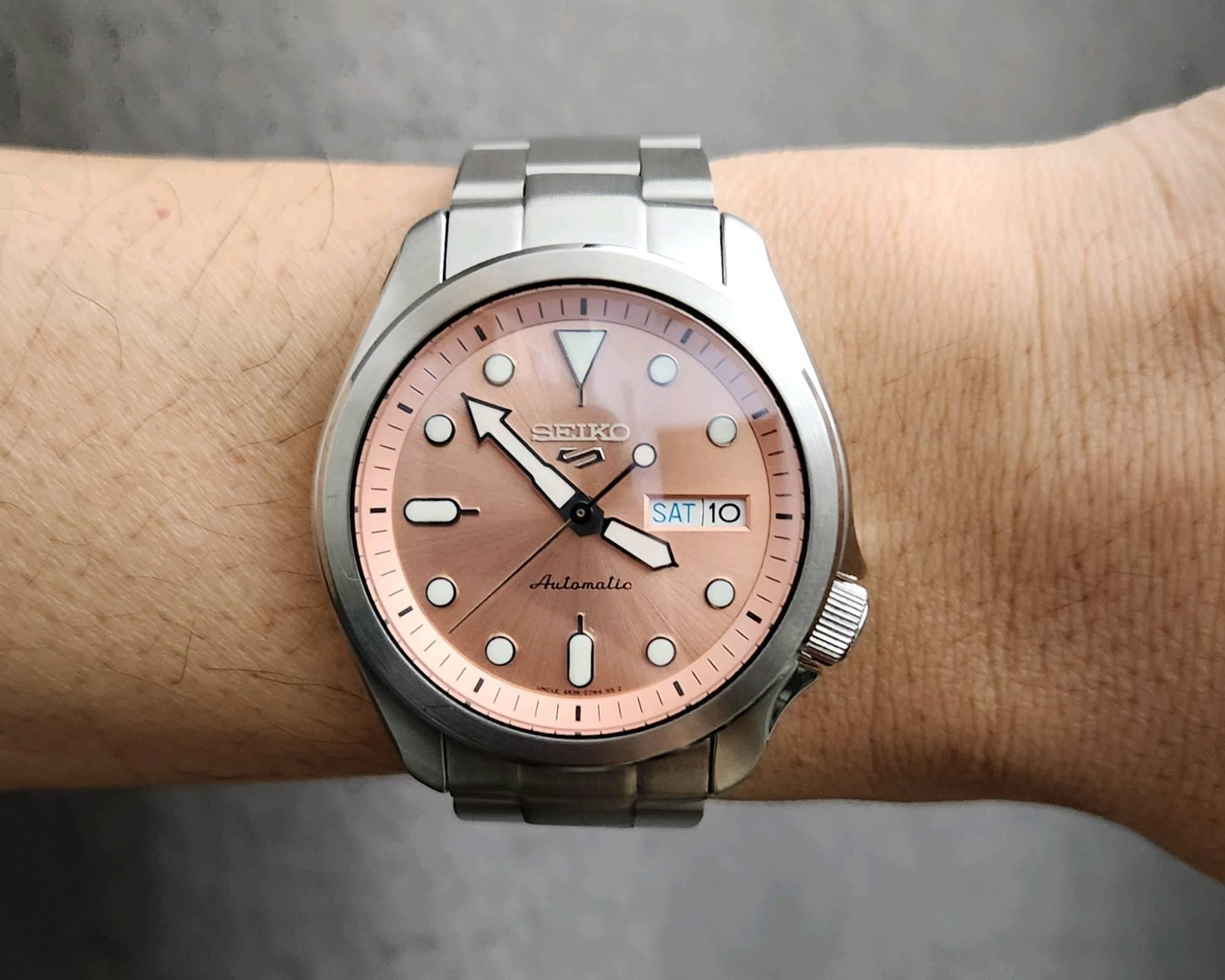 Love My New Salmon Dial Seiko SRPE (Mod) | WatchCrunch