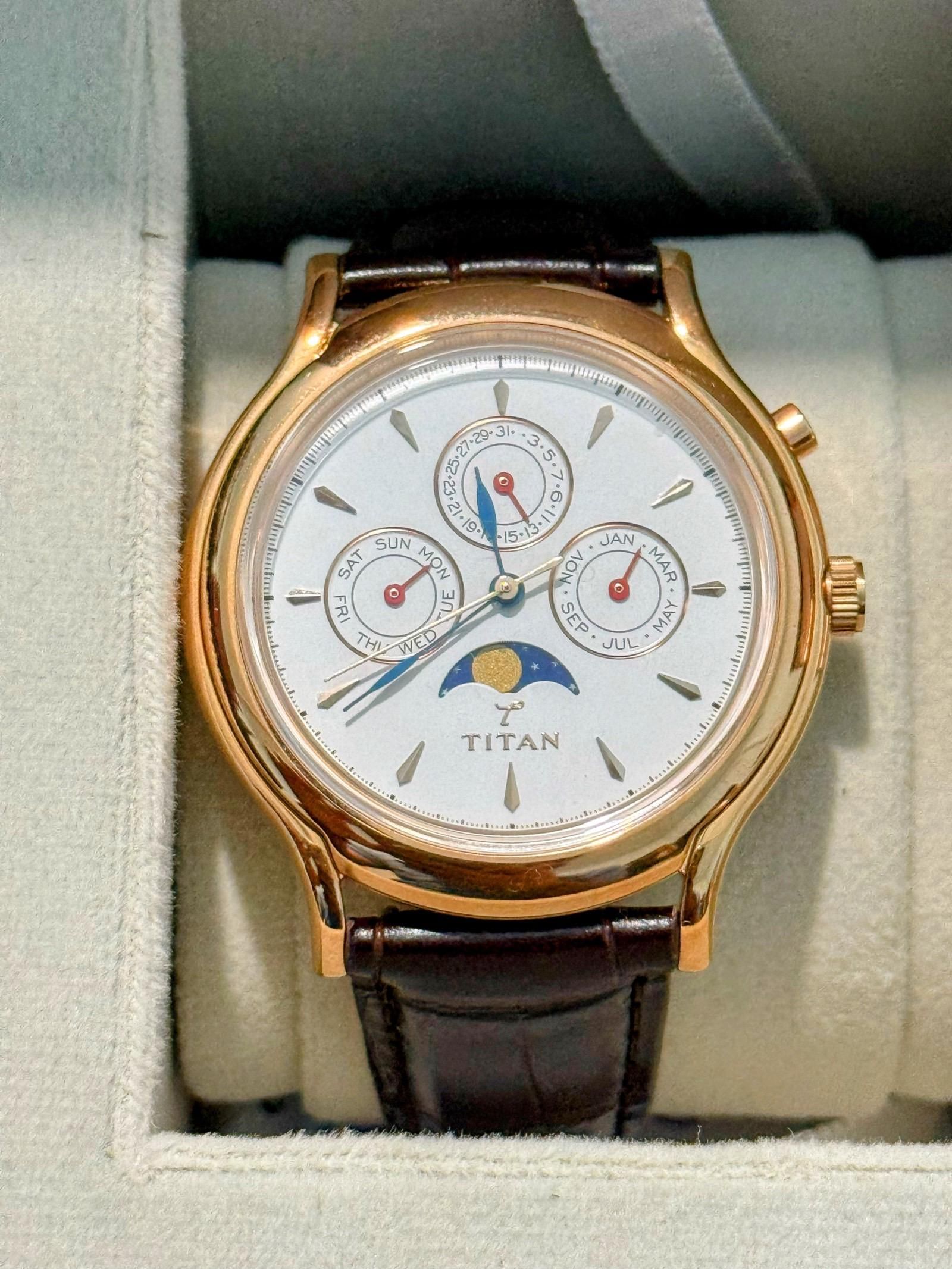 New Watch Alert: Titan 40th Anniversary Multifunction Moonphase ...