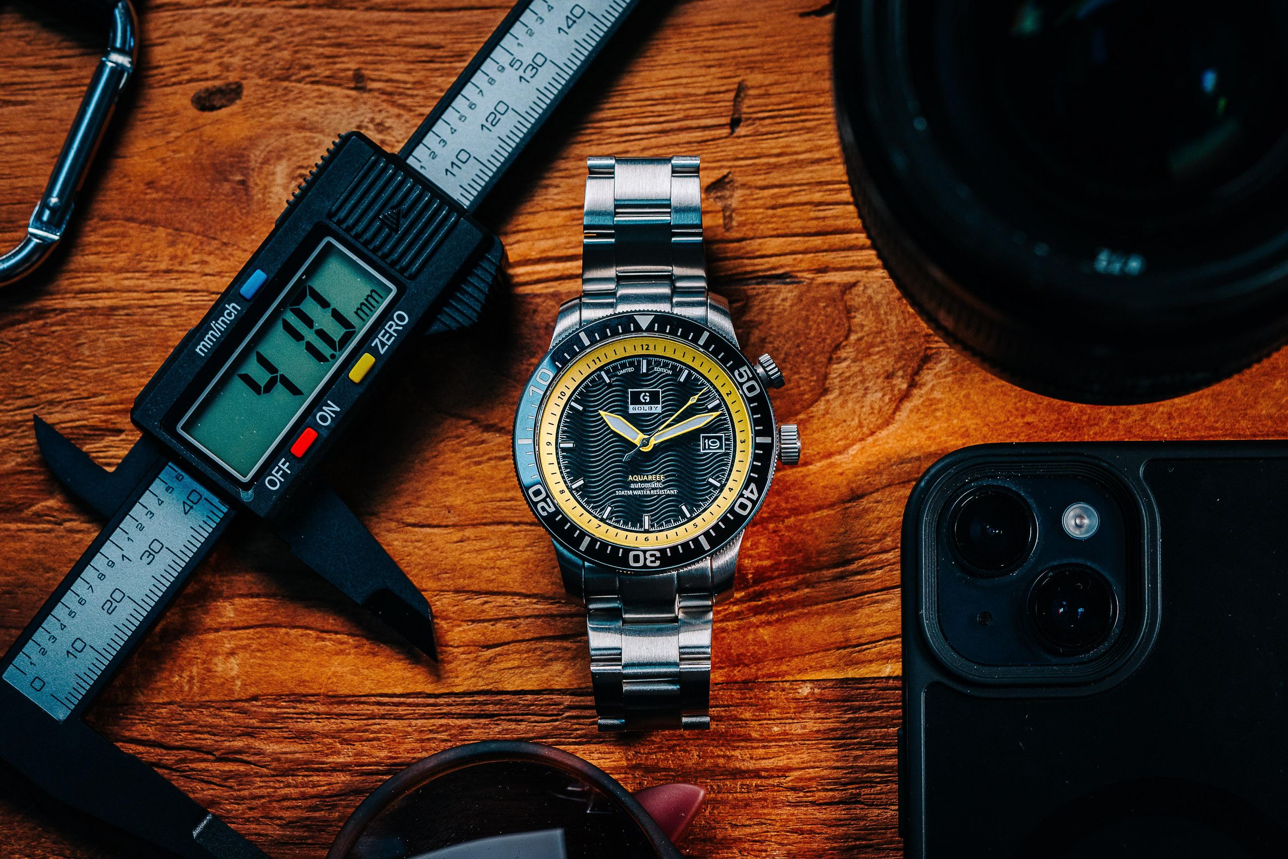 The Golby Aquareef Dual Timer Watch | WatchCrunch